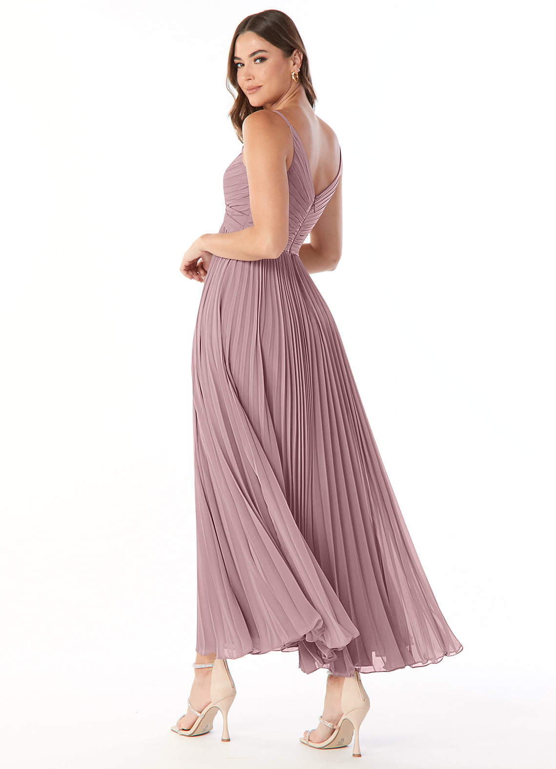 Dusty Rose Azazie Raychelle Bridesmaid Dresses | Azazie