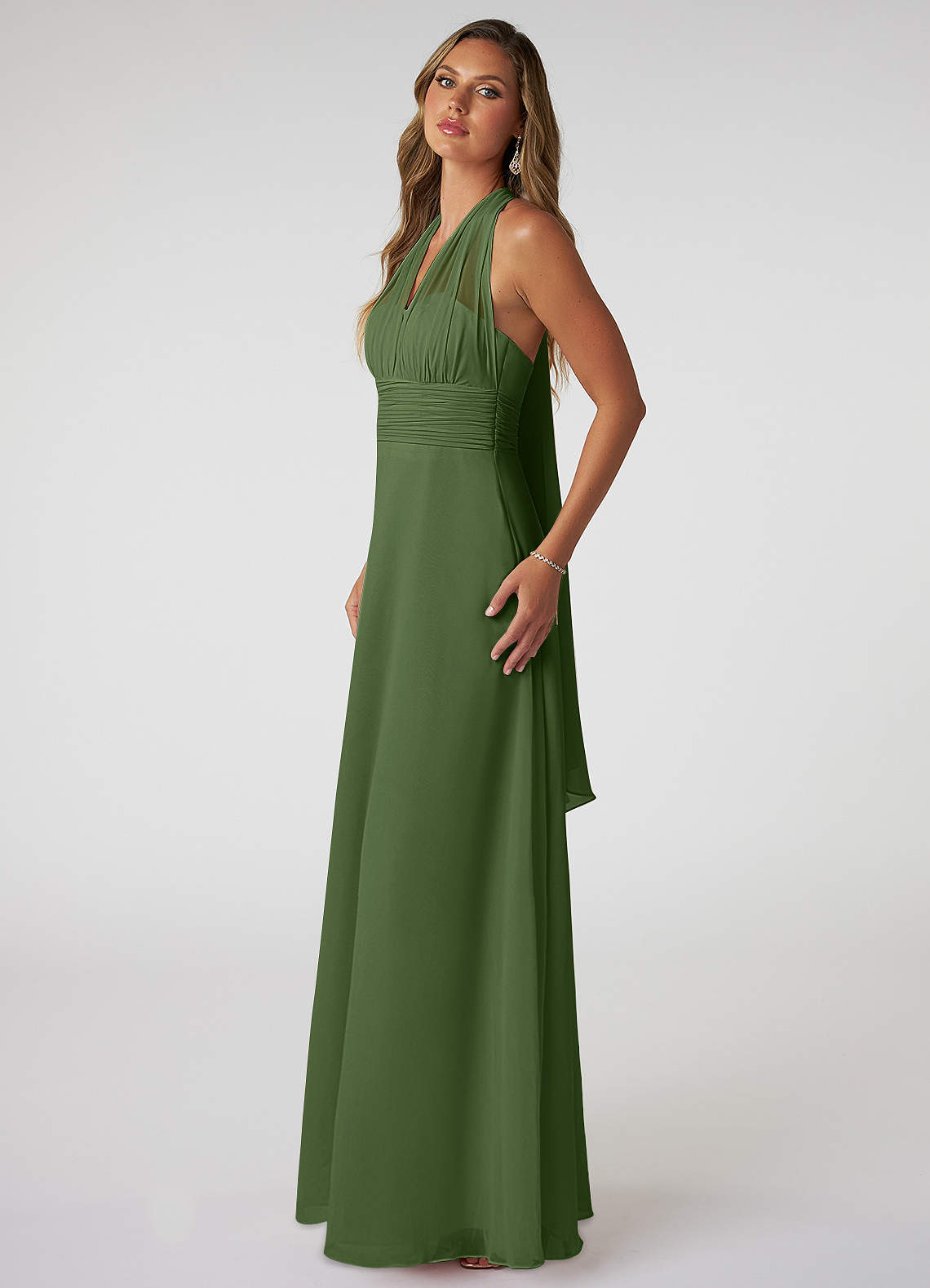 Azazie Fifi Olive Bridesmaid Dresses | Azazie