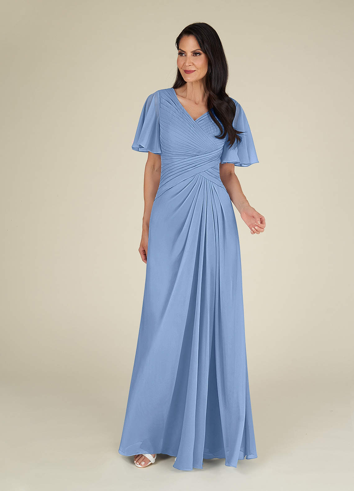 Steel Blue Azazie Morning Glory Mother of the Bride Dress Mother of the ...