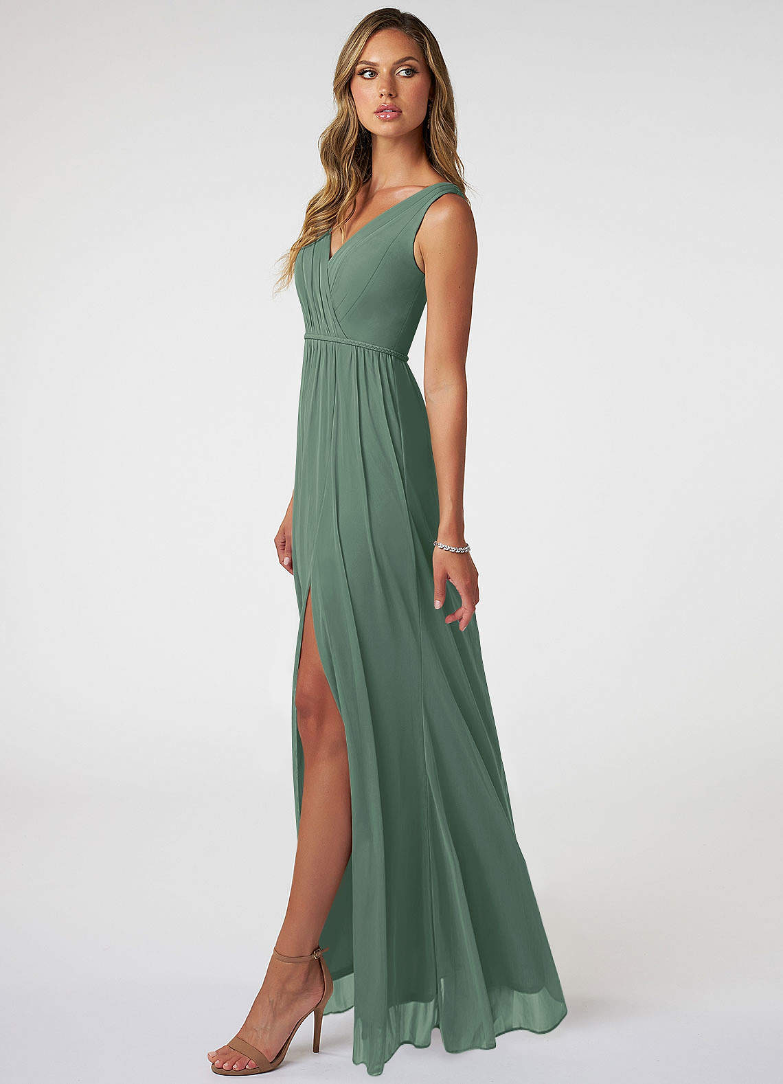 Azazie Tanicia Eucalyptus Bridesmaid Dresses Azazie Ca