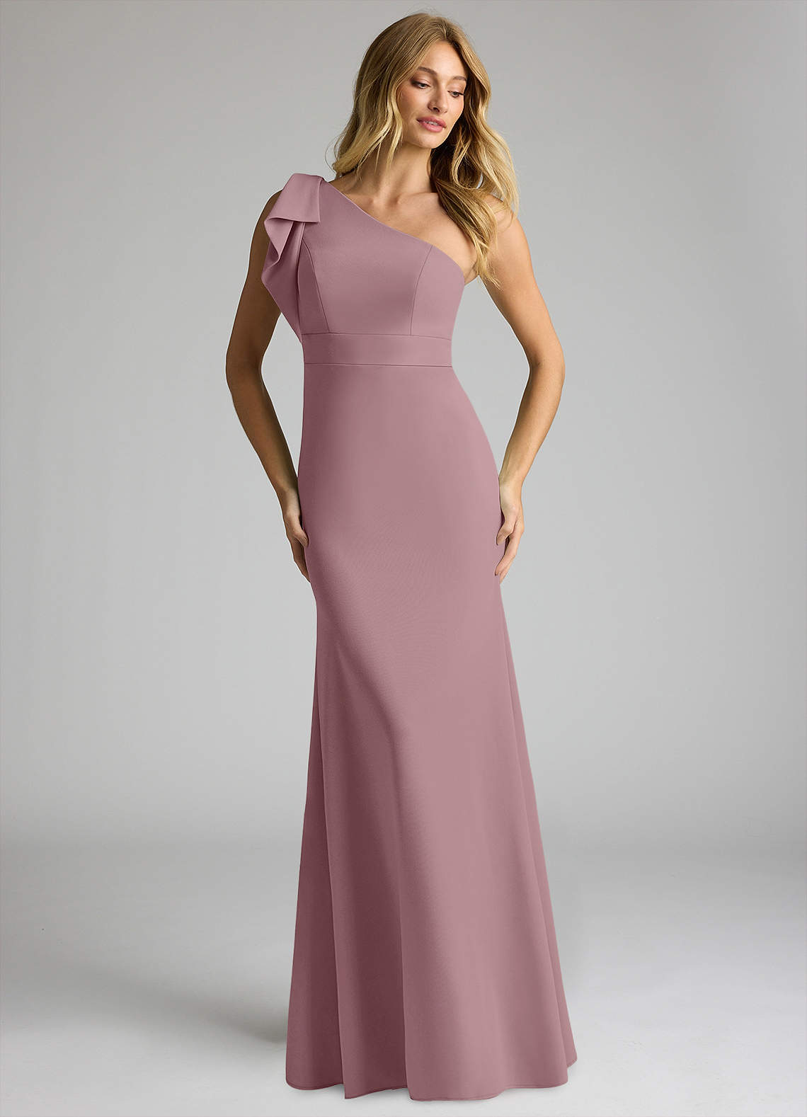 Azazie Rinna Dusty Rose Bridesmaid Dresses | Azazie UK