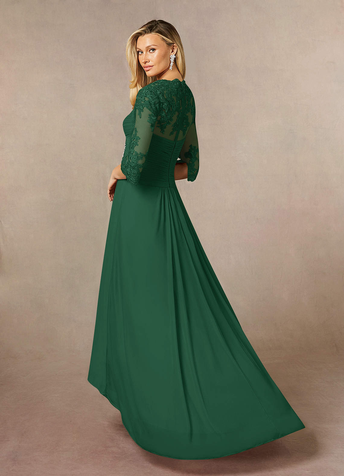 Azazie Anne Dark Green Sheath Sweetheart Sequins Lace Dress | Azazie