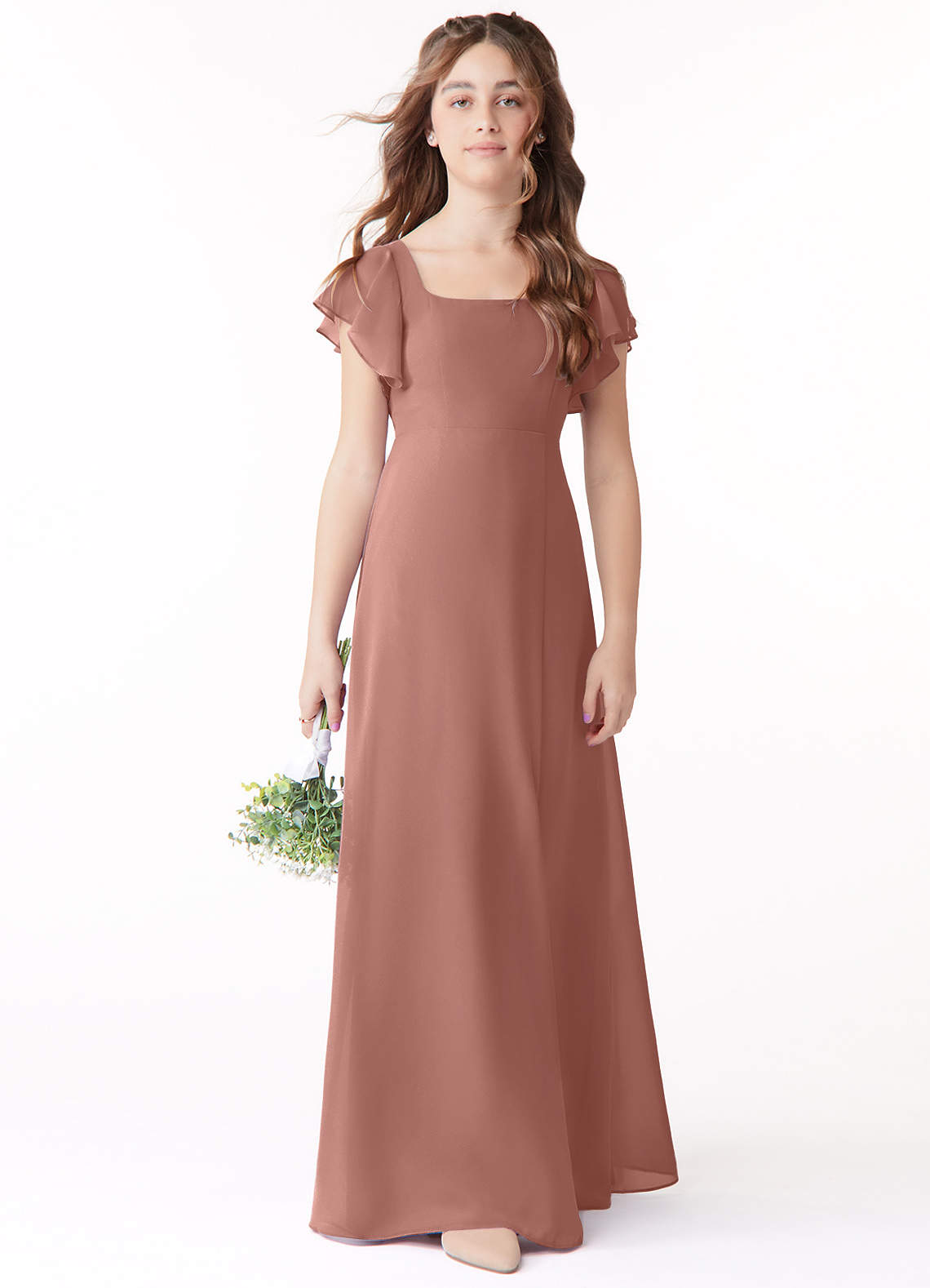 Cedar Rose Azazie Bondi Junior Junior Bridesmaid Dresses | Azazie
