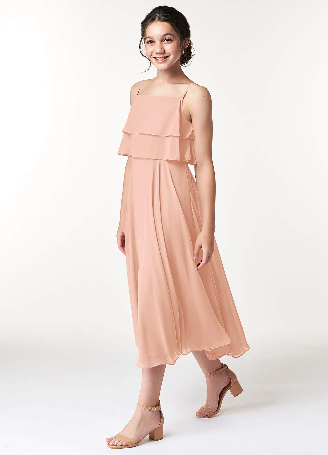 Rosette Azazie Ensley JBD Junior Bridesmaid Dresses | Azazie