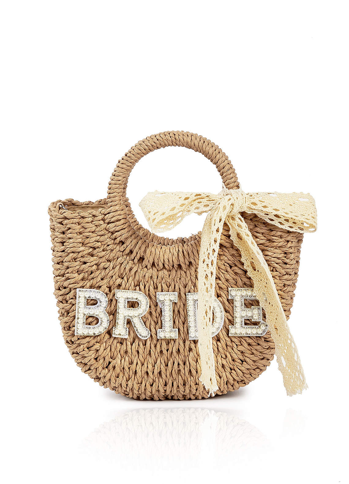 Bridal Crossbody Shoulder Straw Beach Bag Gifts | Azazie