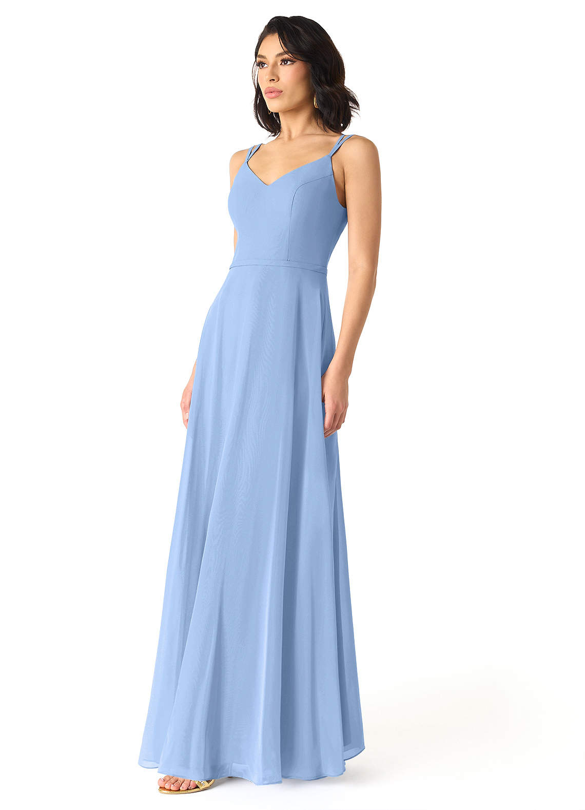 Steel Blue Azazie Janine Bridesmaid Dresses | Azazie