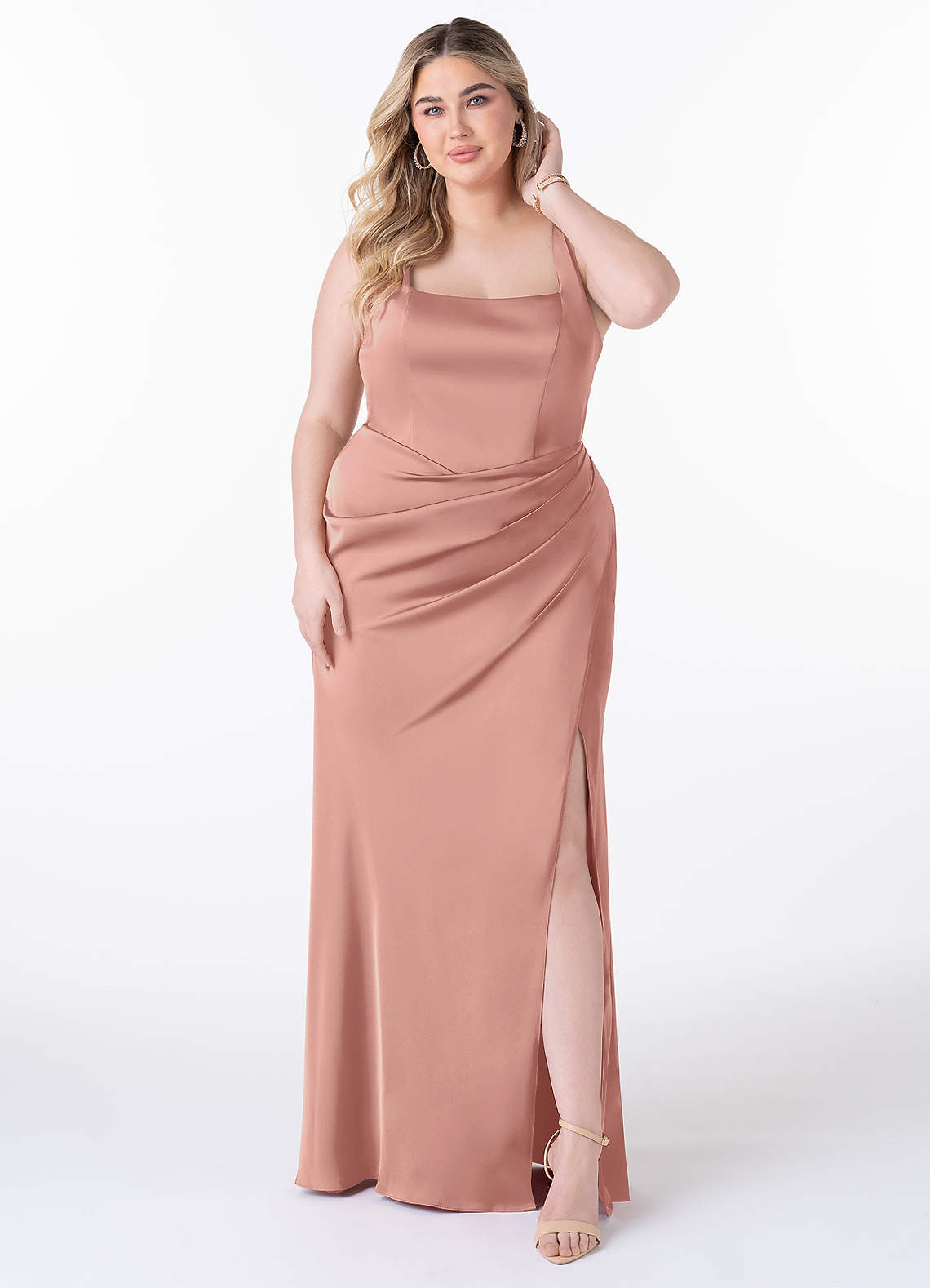 Azazie Mero Rosette Bridesmaid Dresses | Azazie