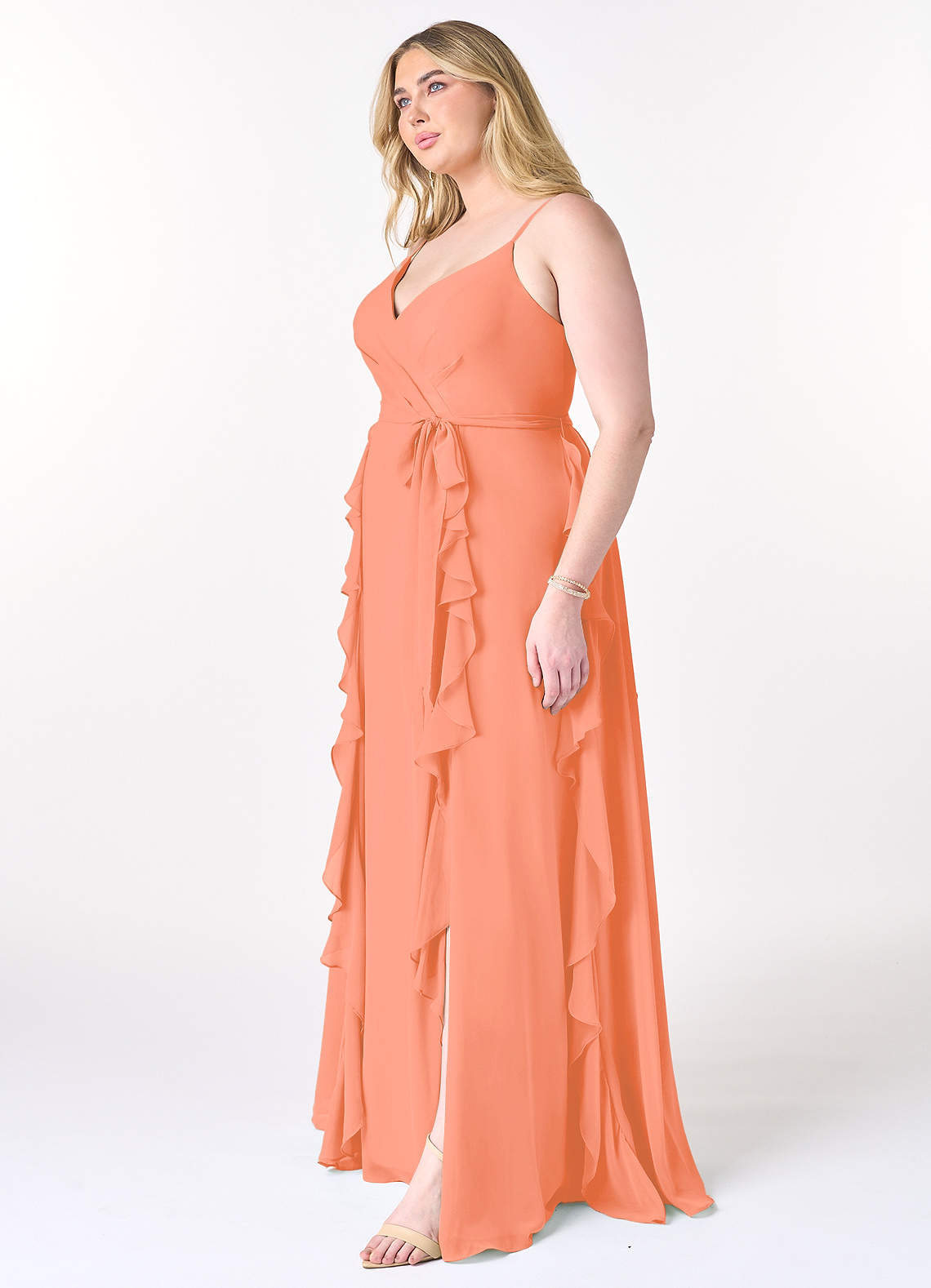 Azazie Peyton Sunset Bridesmaid Dresses | Azazie