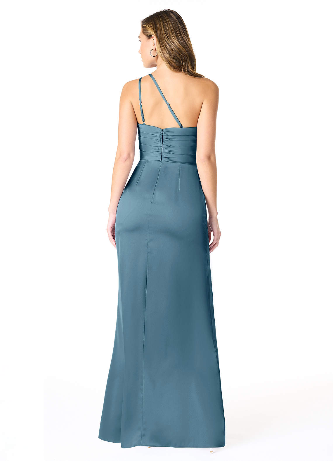 Bermuda Azazie Eren Stretch Satin Dress Bridesmaid Dresses | Azazie