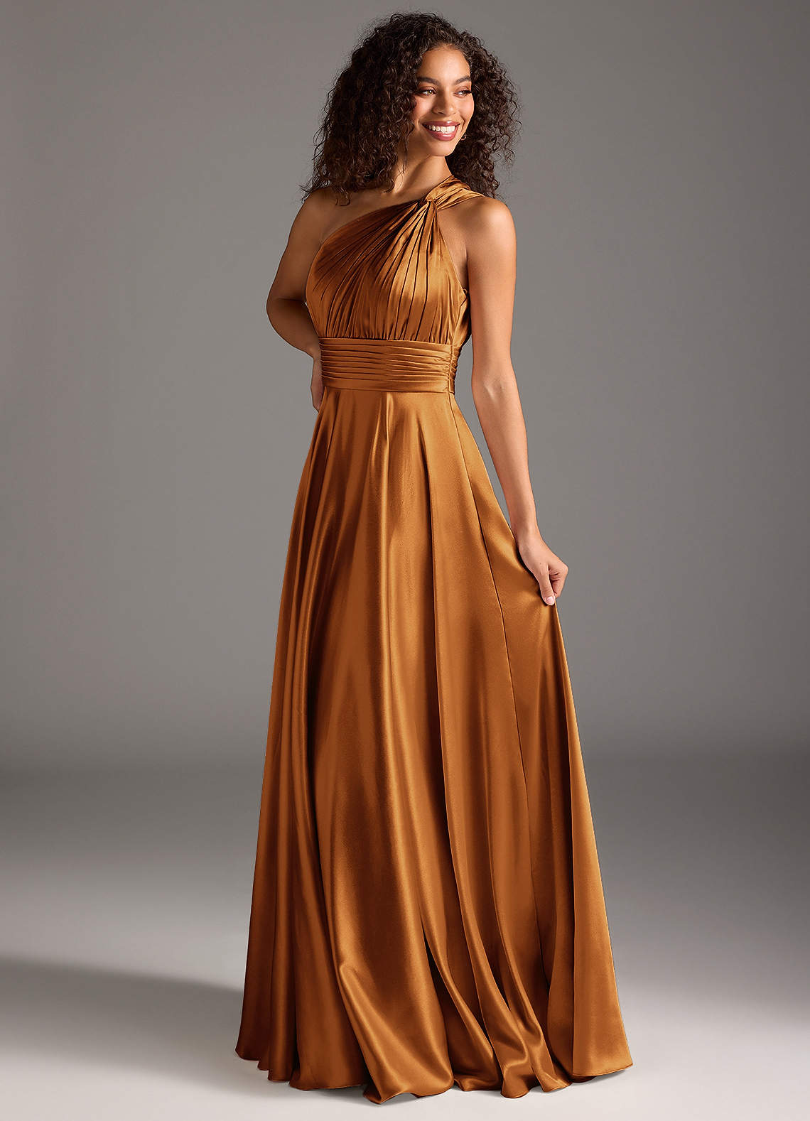 Azazie Charlize Copper Bridesmaid Dresses | Azazie