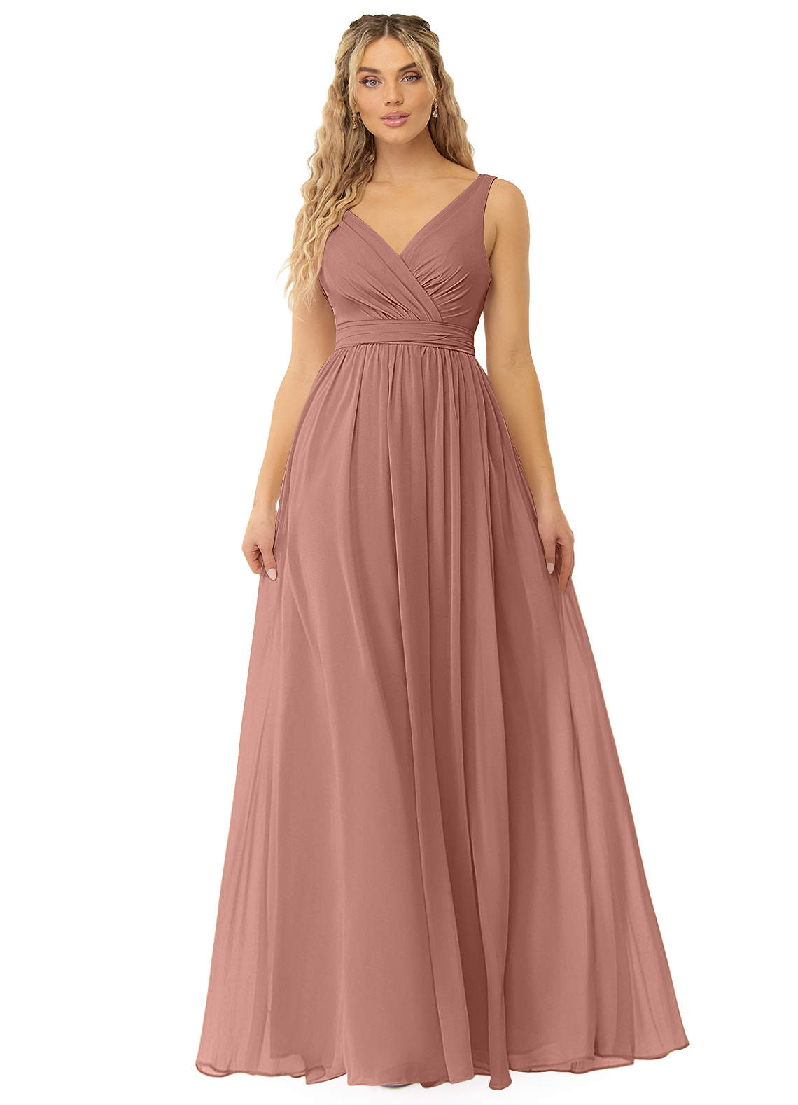 Azazie Kora Cedar Rose Bridesmaid Dresses | Azazie