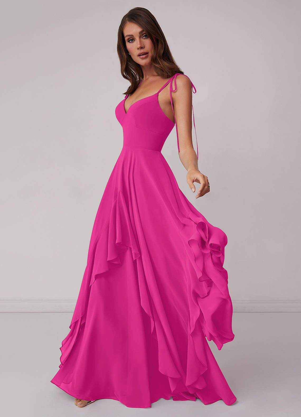 Barbie™ AZAZIE 1004 Fuchsia Bridesmaid Dresses | Azazie