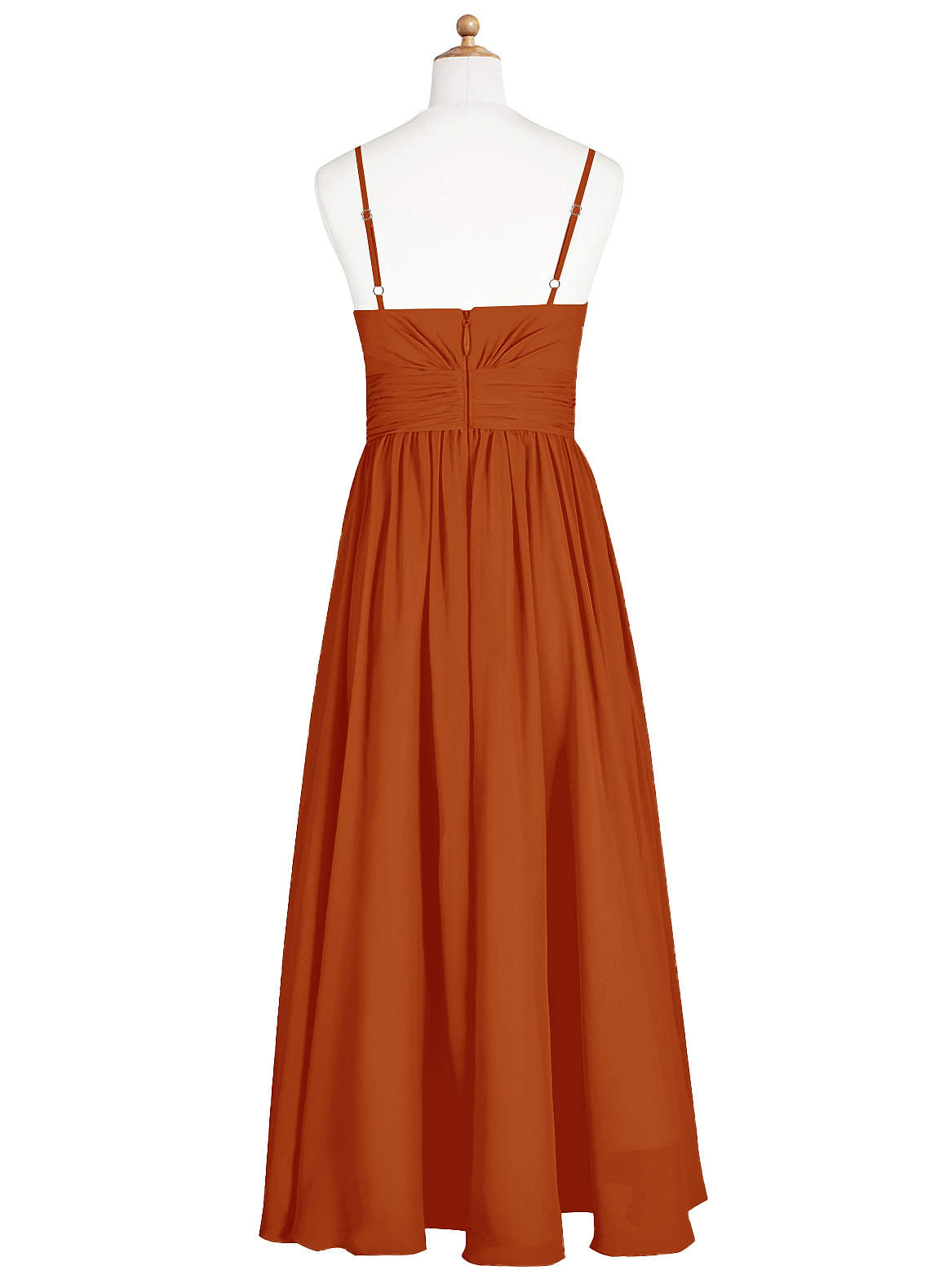 Azazie Catalina Junior Bridesmaid Dress in Paprika | Azazie