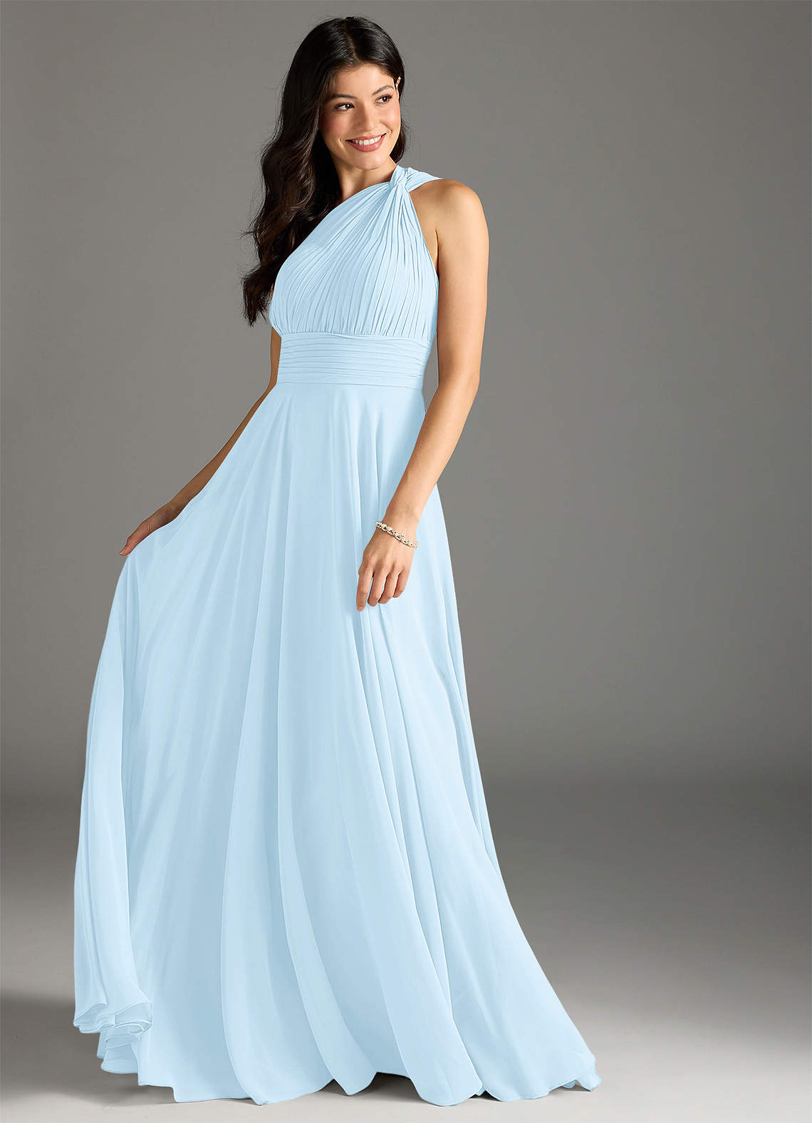 Azazie Charlize Sky Blue Bridesmaid Dresses | Azazie
