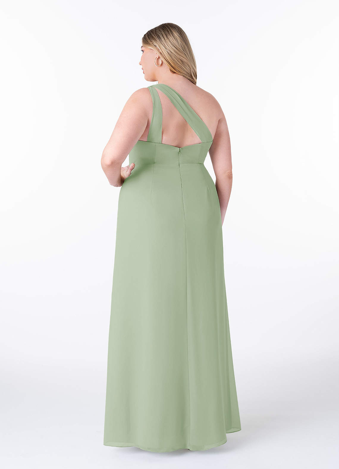 Dusty Sage Azazie Maive Bridesmaid Dresses | Azazie