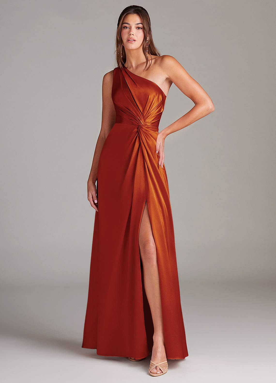 Azazie Brooke Paprika Bridesmaid Dresses | Azazie UK