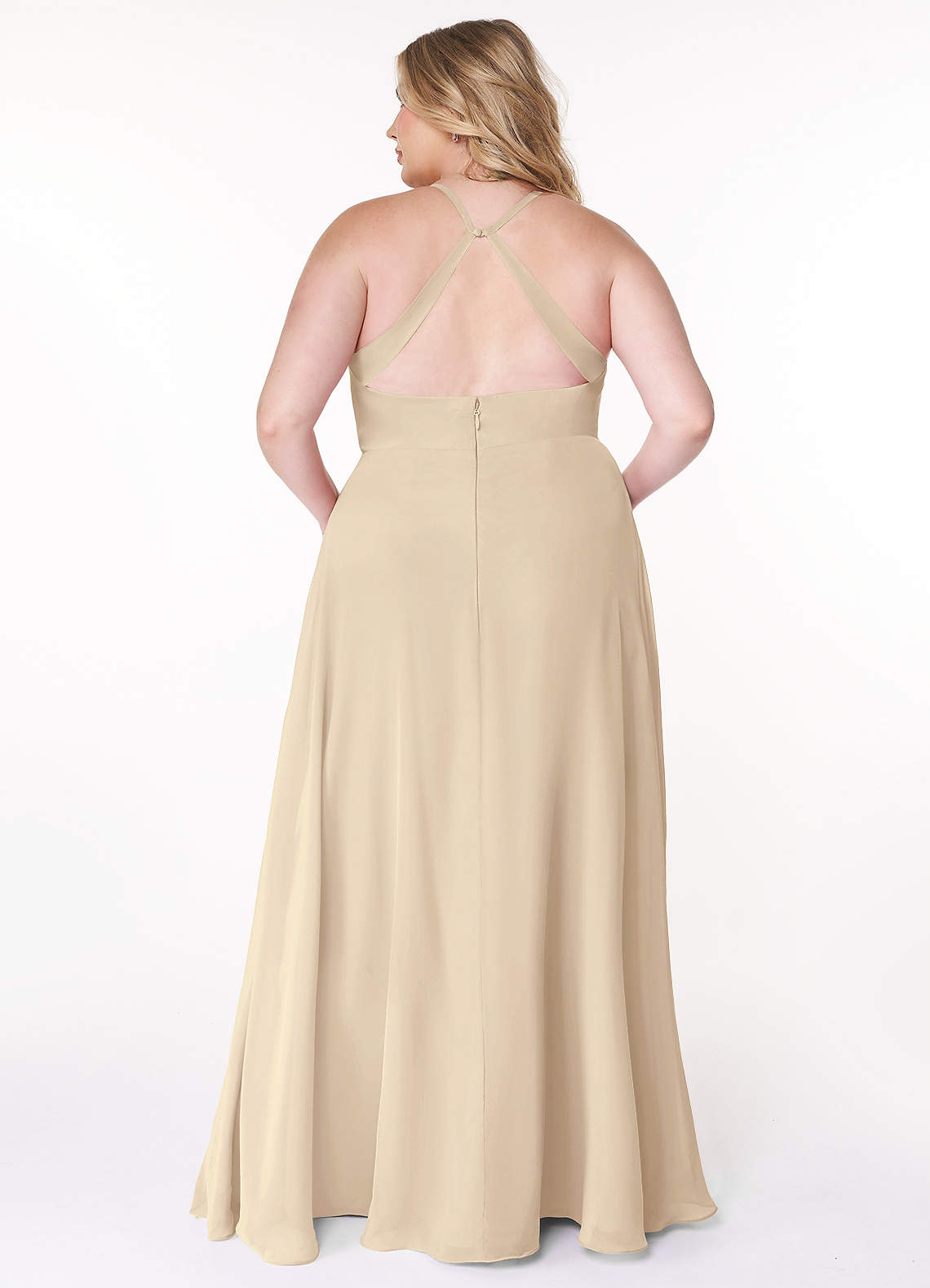 Champagne Azazie Davis Bridesmaid Dresses | Azazie