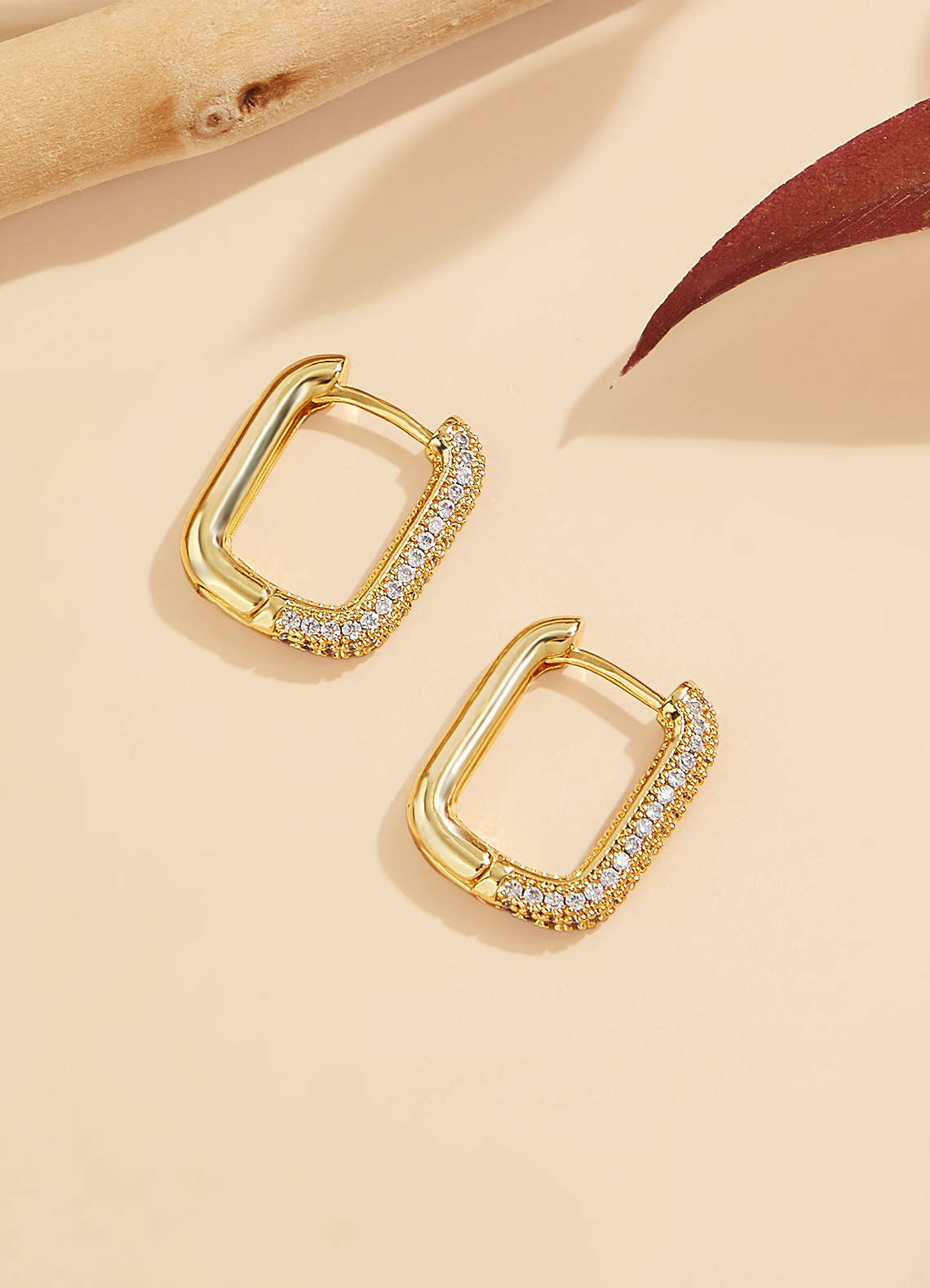 Rhinestone Square Earrings Jewelry | Azazie