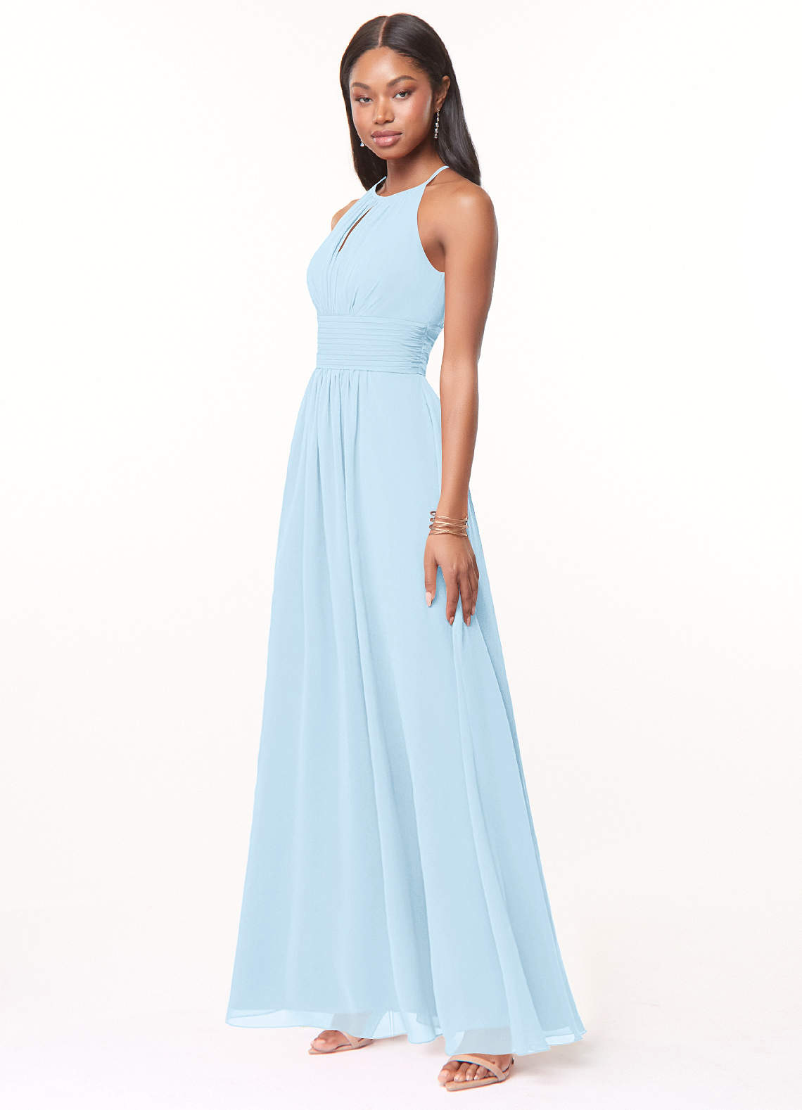 Azazie Bonnie Sky Blue Bridesmaid Dresses | Azazie