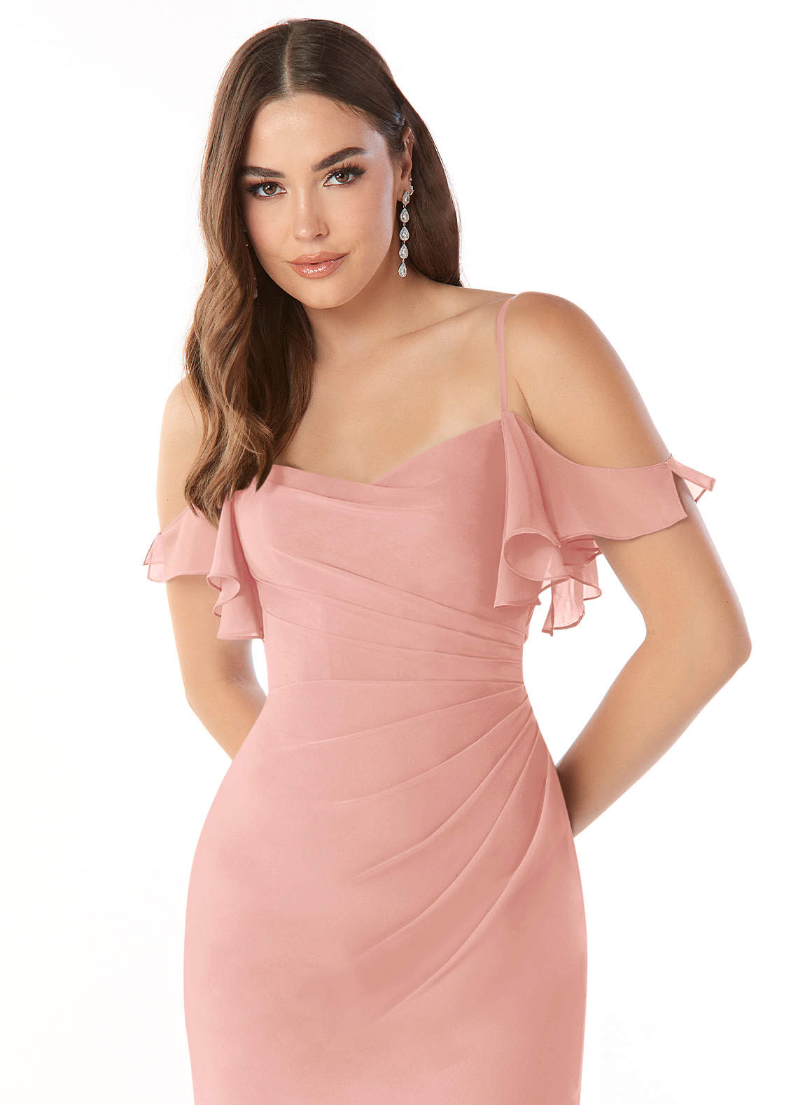 Azazie Emeralda Rosette Bridesmaid Dresses | Azazie