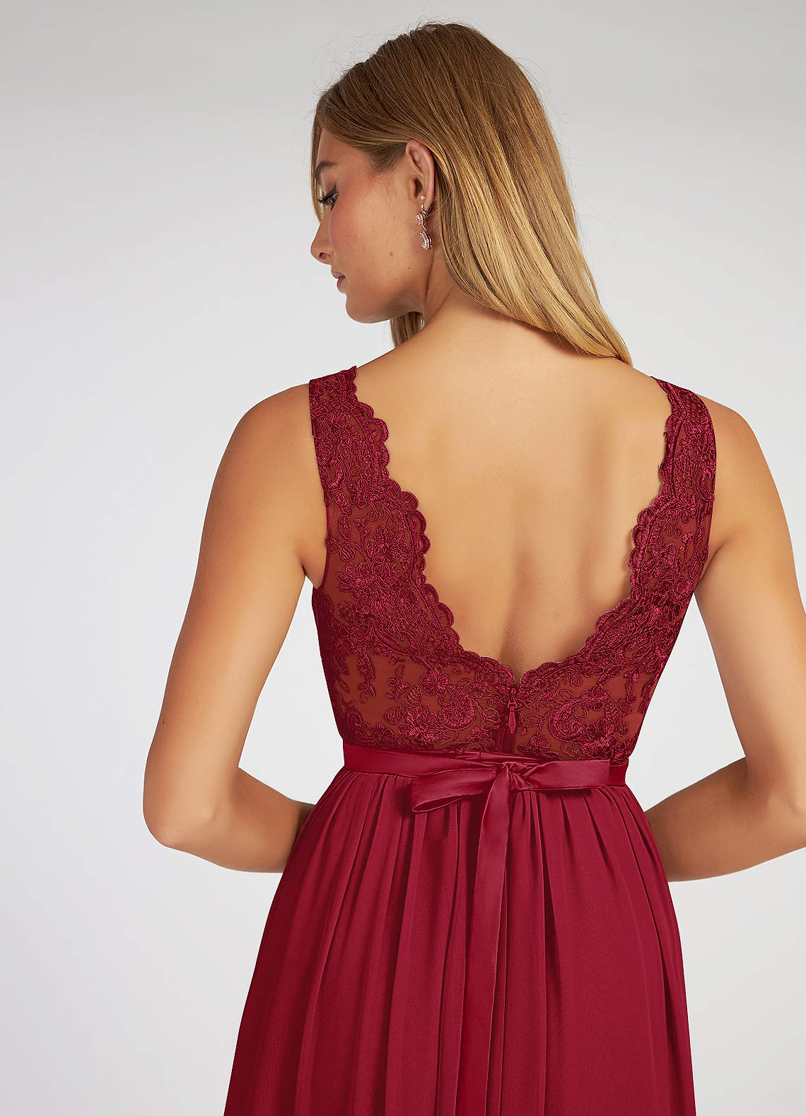 Azazie Elly Burgundy Bridesmaid Dresses | Azazie