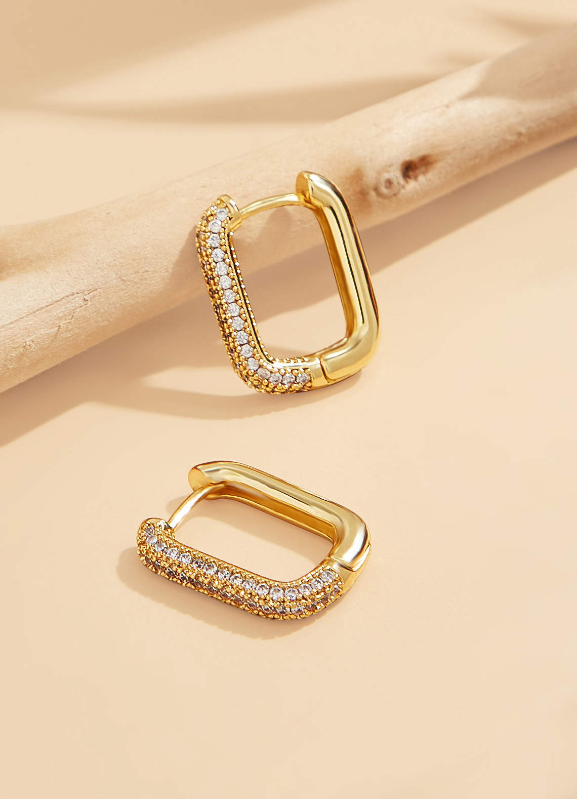 Rhinestone Square Earrings Jewelry | Azazie