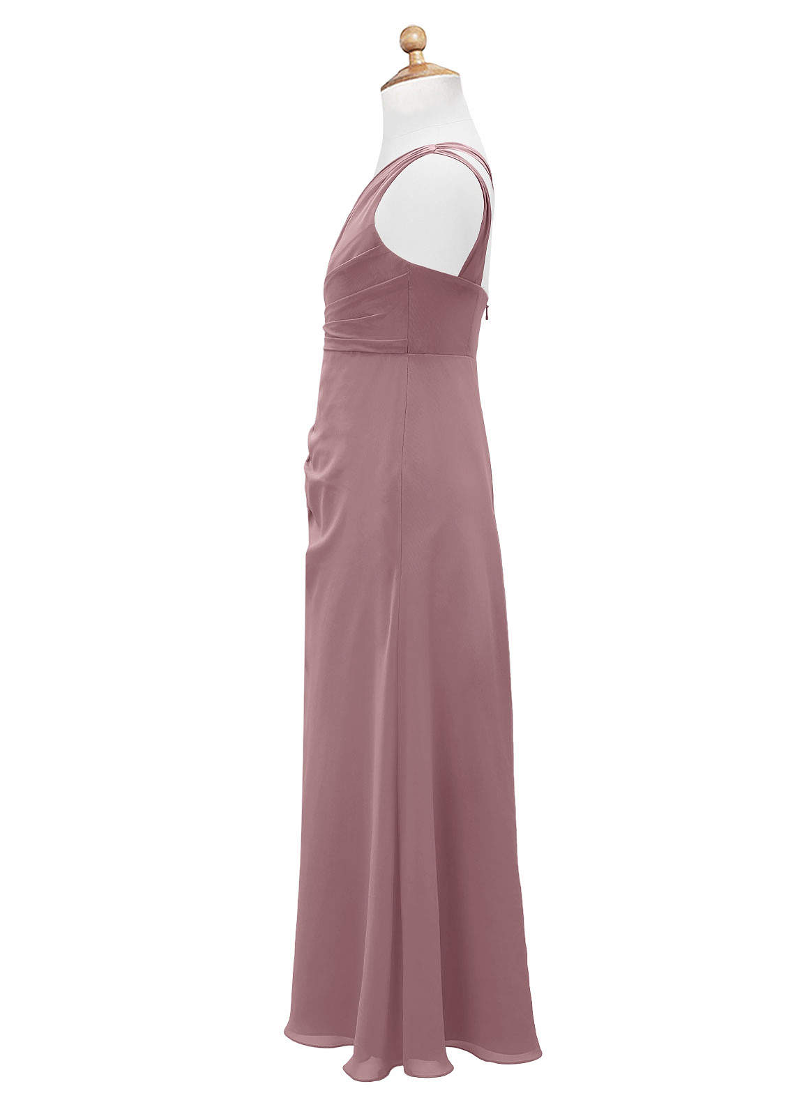 Azazie Maive Junior Bridesmaid Dress in Dusty Rose | Azazie