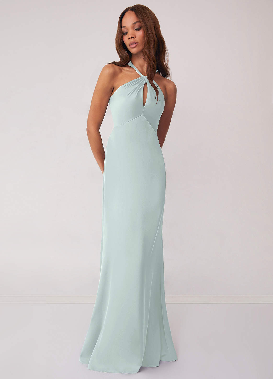 Mist Barbie™ AZAZIE 1006 Bridesmaid Dresses | Azazie