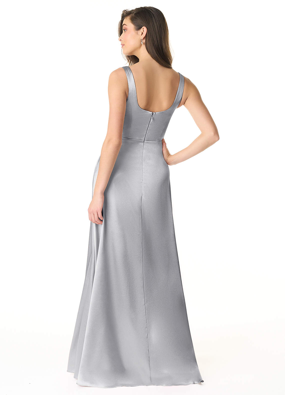 Silver Azazie Joyce Bridesmaid Dresses | Azazie