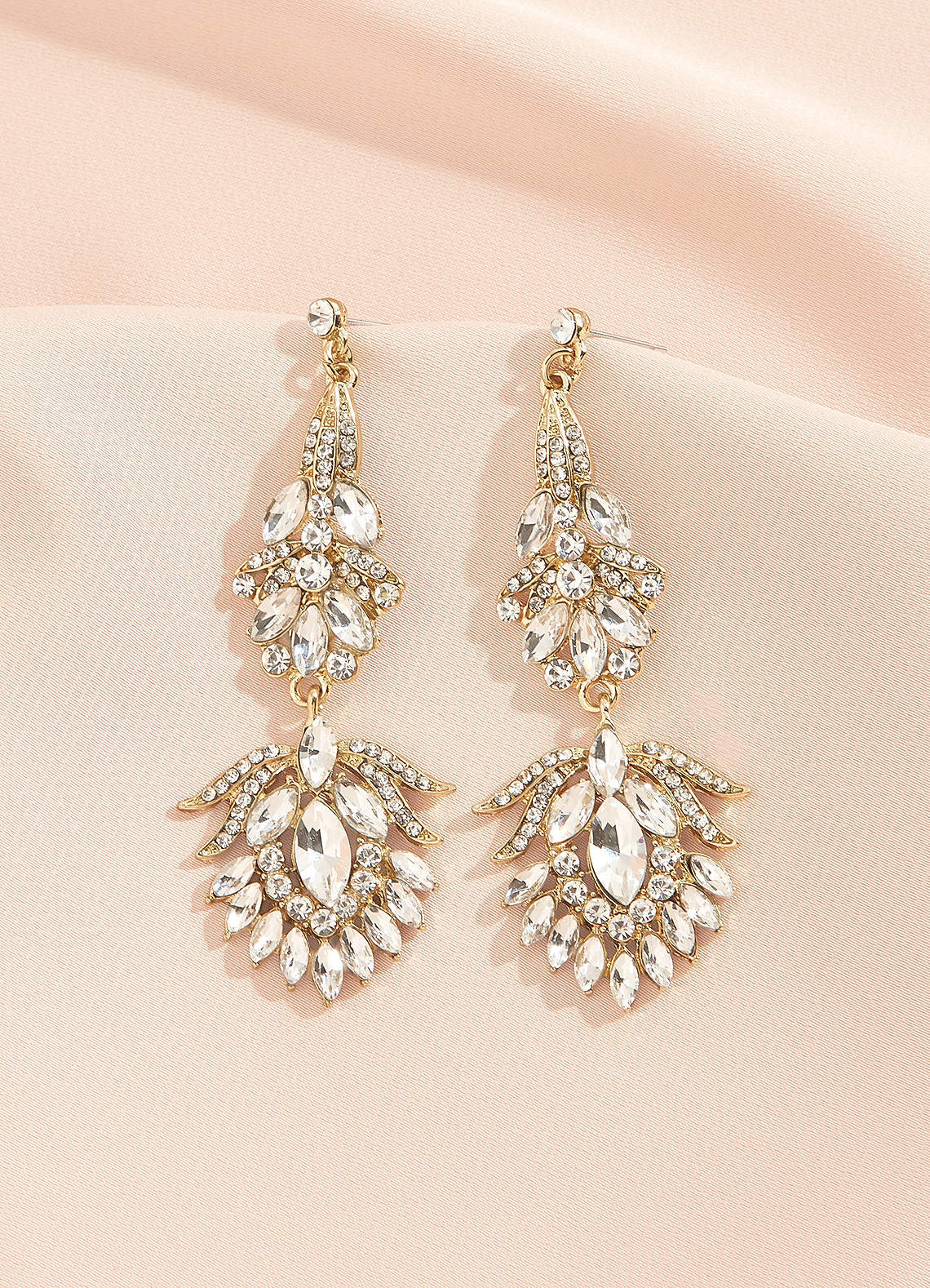 Rhinestone Dangling Earrings | Azazie
