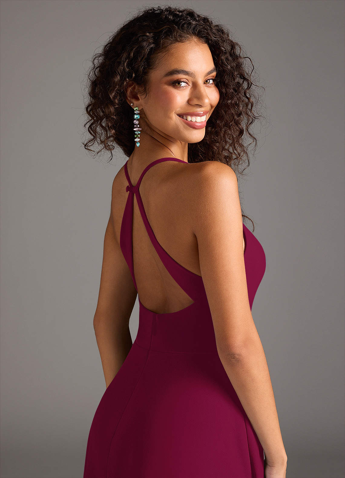 Azazie Davis Burgundy Bridesmaid Dresses | Azazie