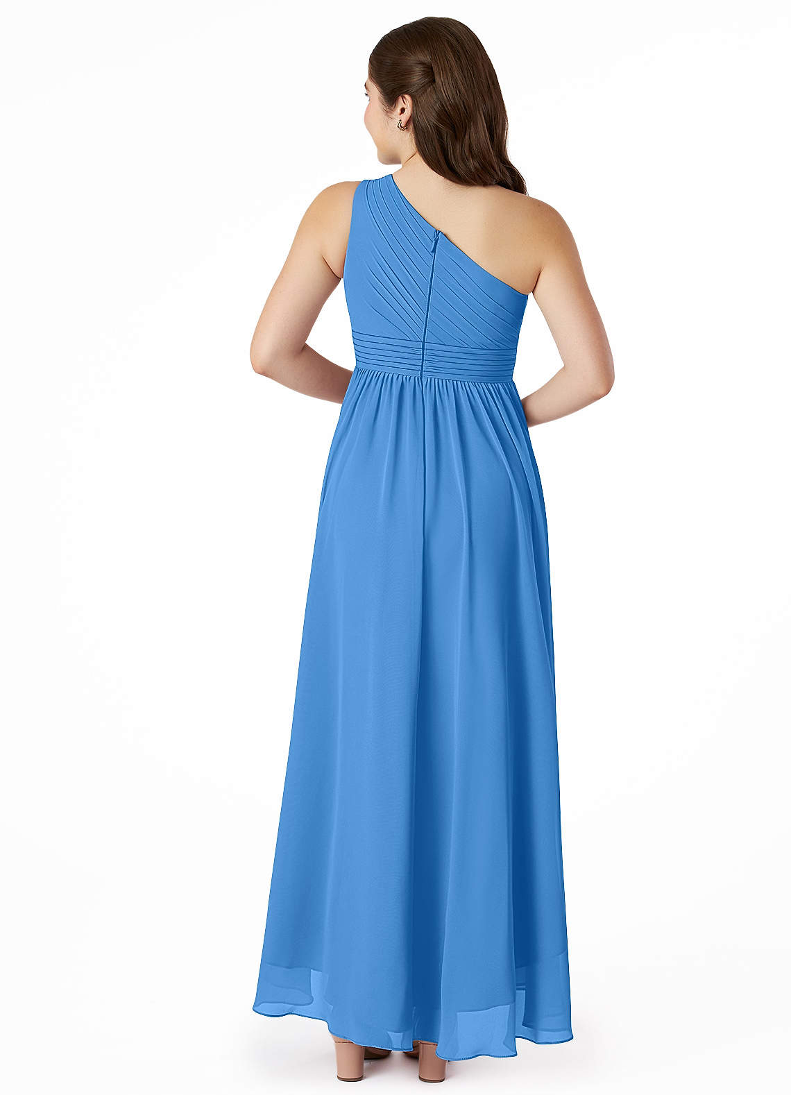 Blue Jay Azazie Mathilda JBD Junior Bridesmaid Dresses | Azazie