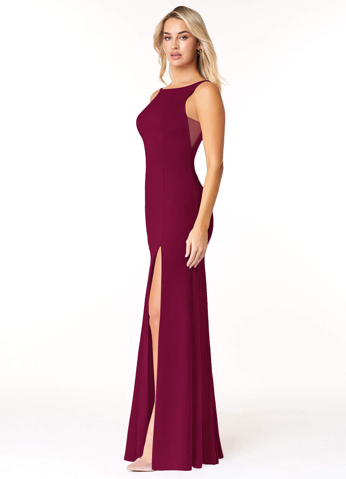 Burgundy Azazie Rogue Bridesmaid Dresses | Azazie