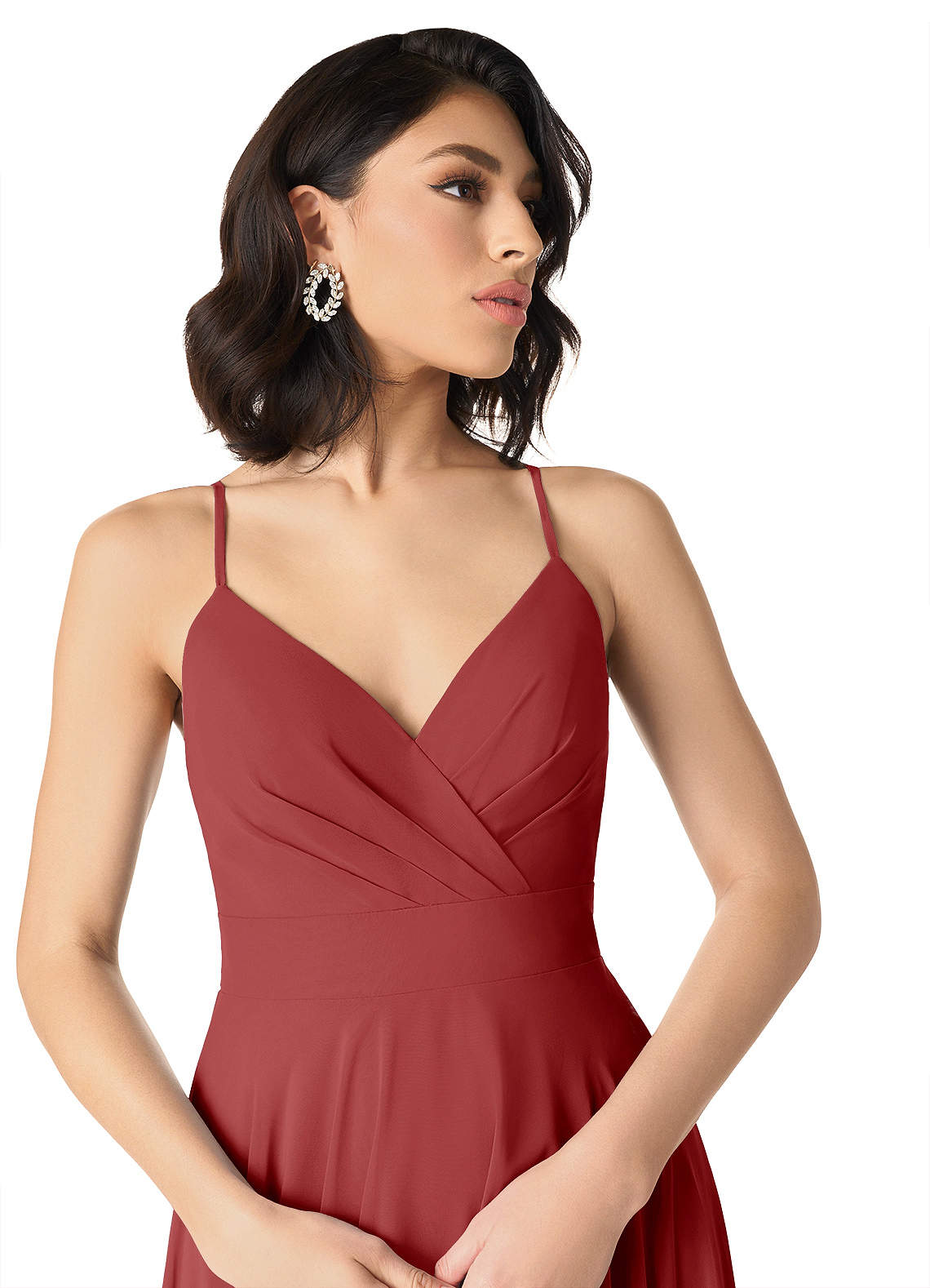 Rust Azazie Avelina Bridesmaid Dresses | Azazie