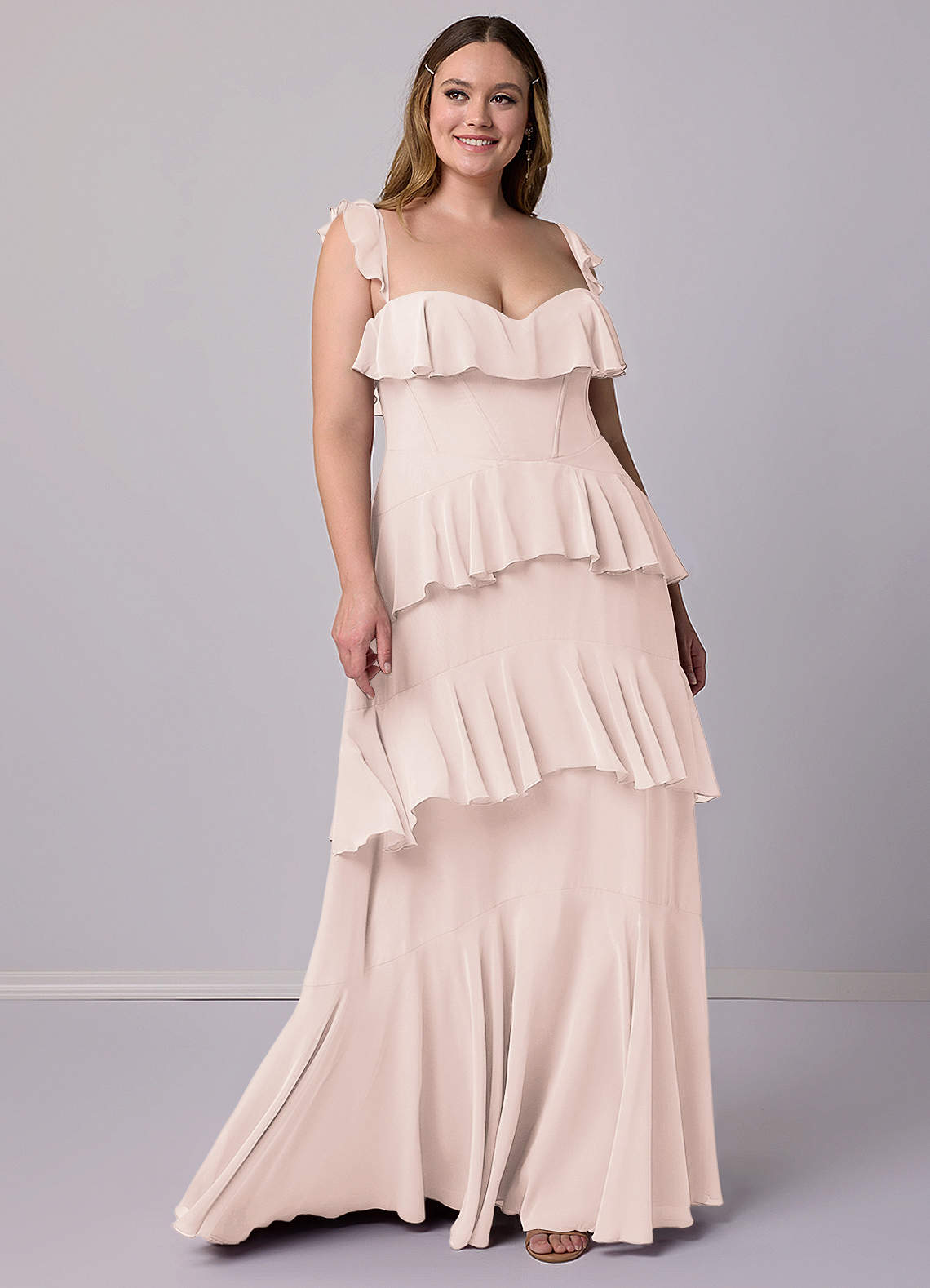 Barbie™ AZAZIE 1025 Rose Petal Bridesmaid Dresses | Azazie