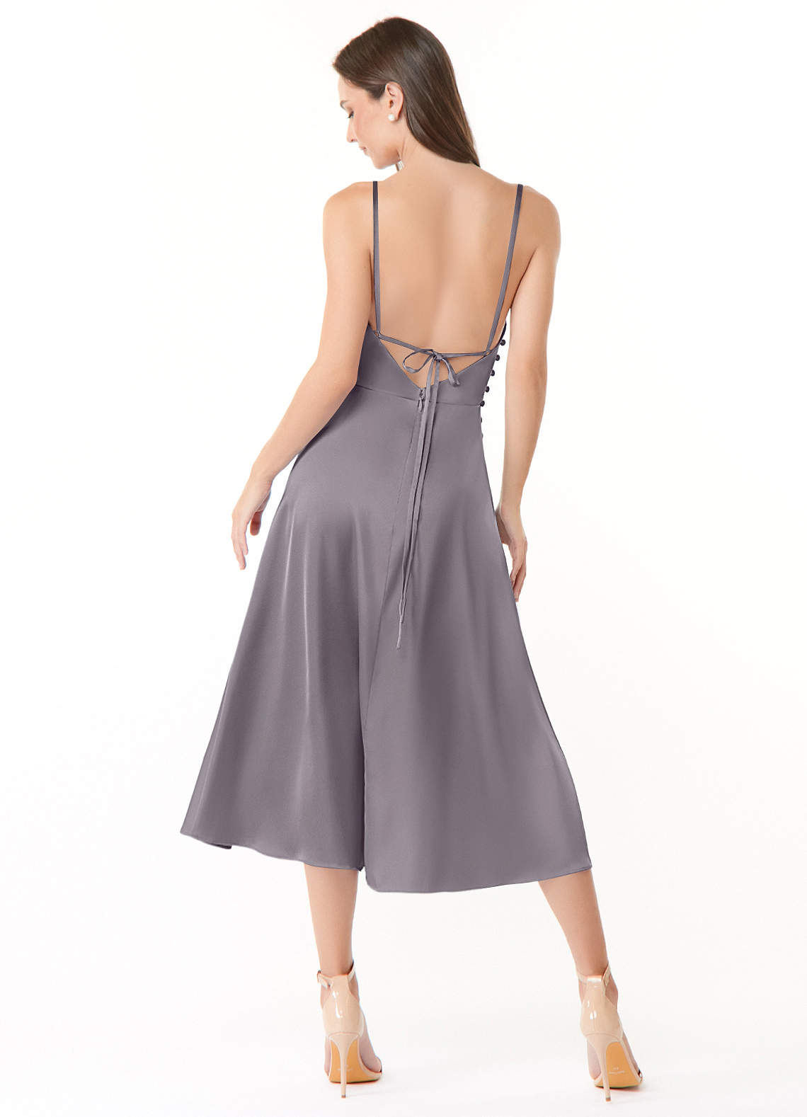 Shadow Azazie Ceci Stretch Satin Dress Bridesmaid Dresses | Azazie