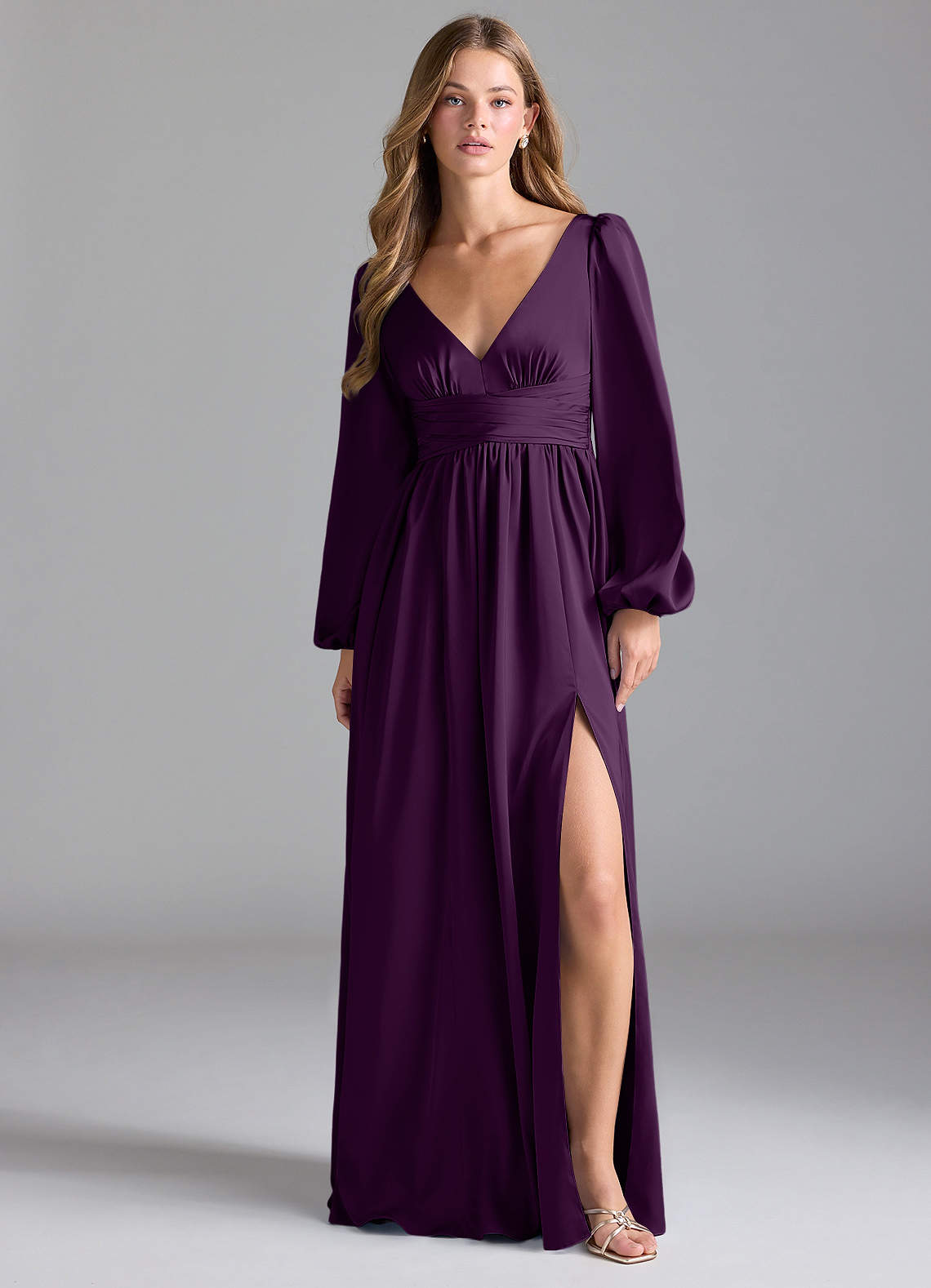 Azazie Norah Grape Bridesmaid Dresses | Azazie