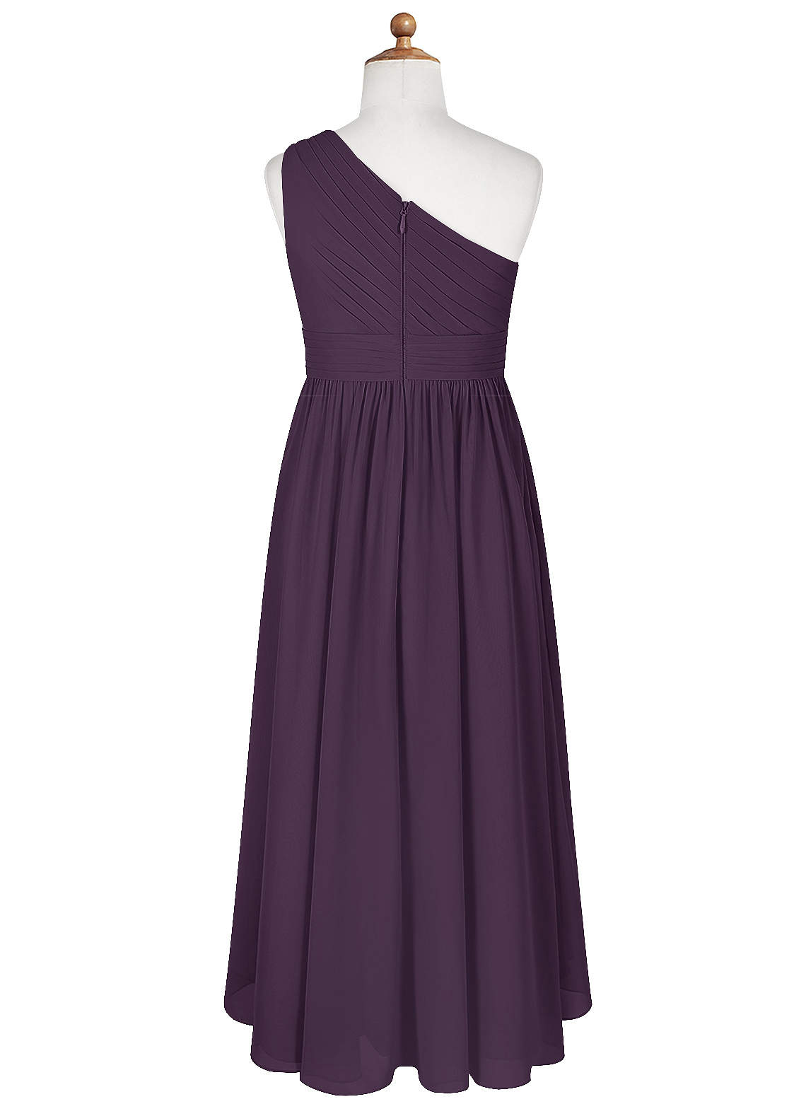 Plum Azazie Mathilda Junior Junior Bridesmaid Dresses | Azazie