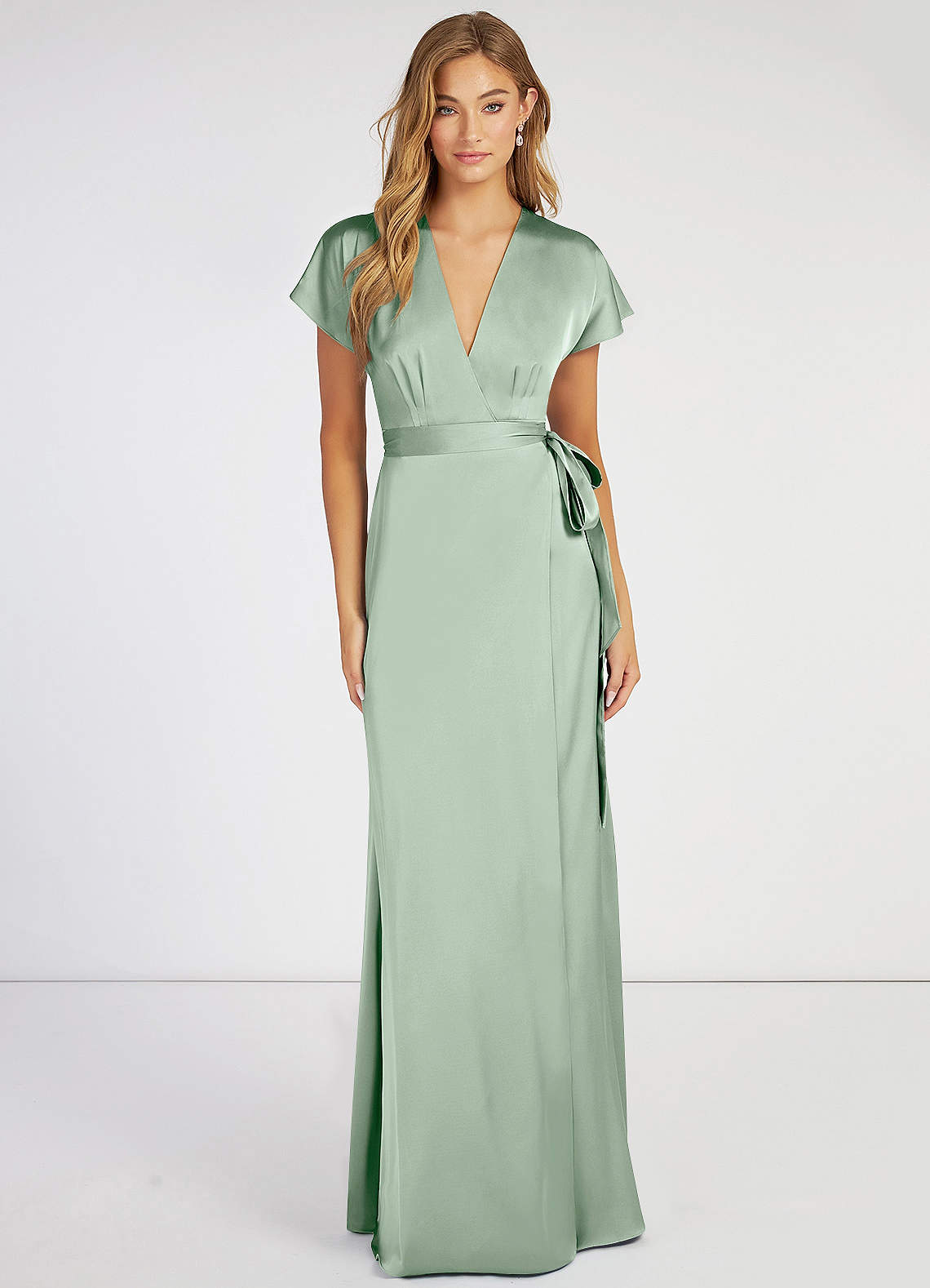 Agave Azazie Nico Stretch Satin Dress Bridesmaid Dresses | Azazie