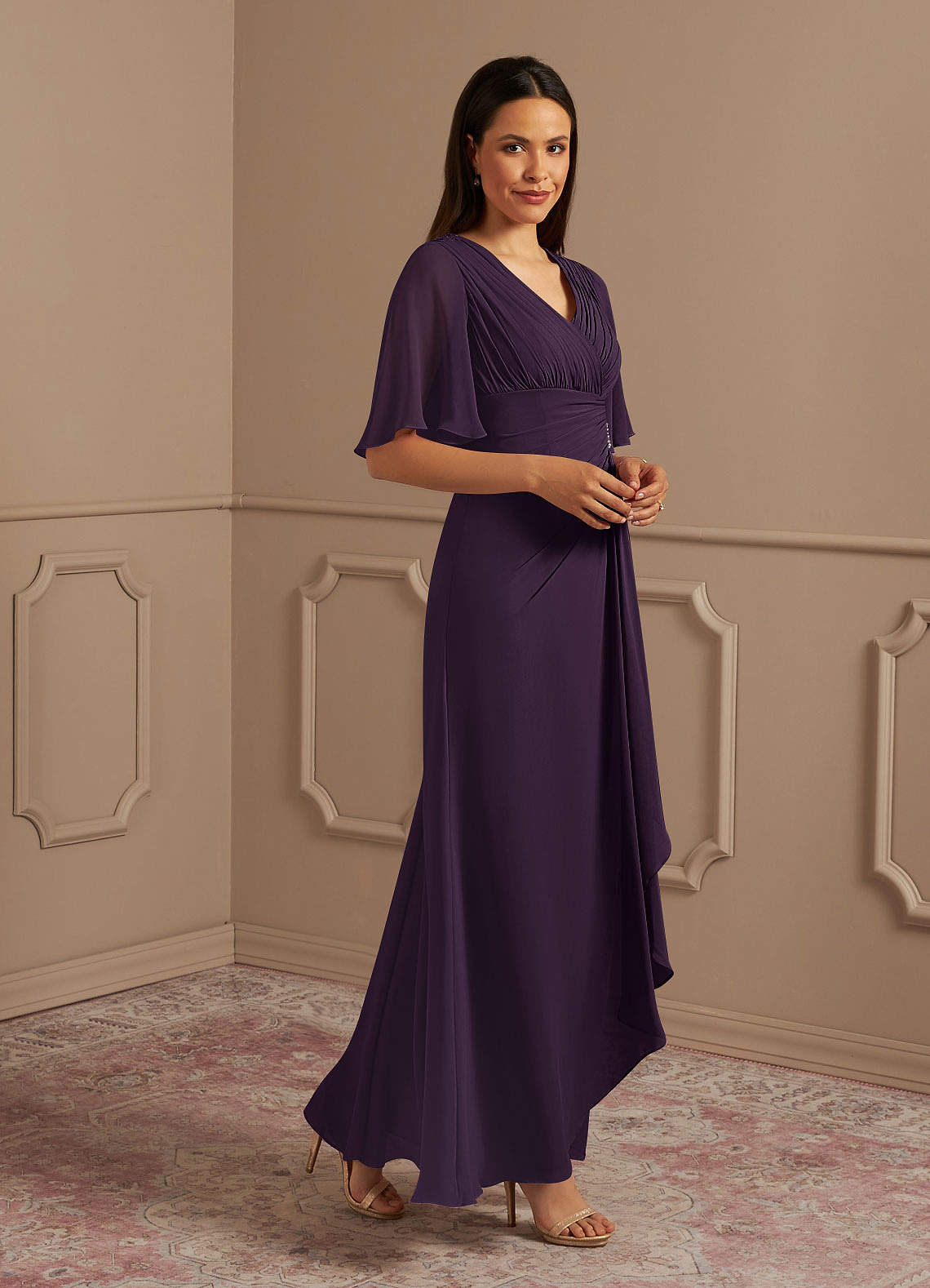 Plum Azazie Carson Mother of the Bride Dress Mother of the Bride ...