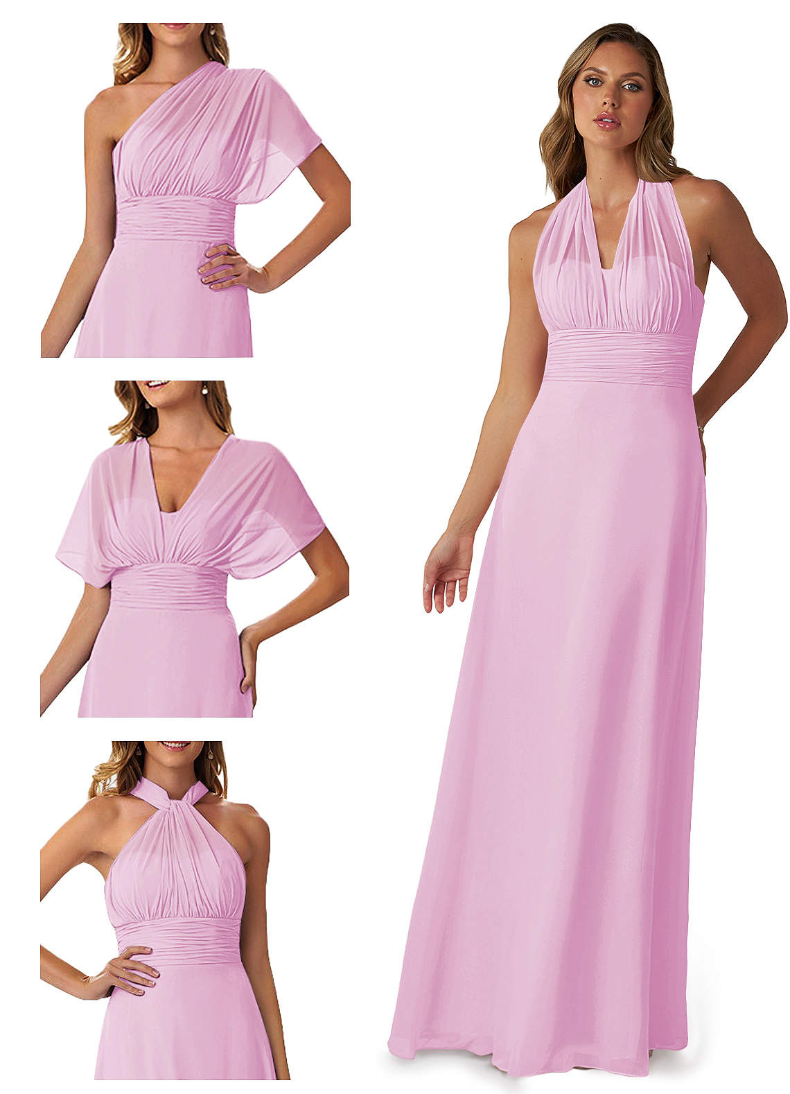 Candy Pink Azazie Fifi Bridesmaid Dresses | Azazie
