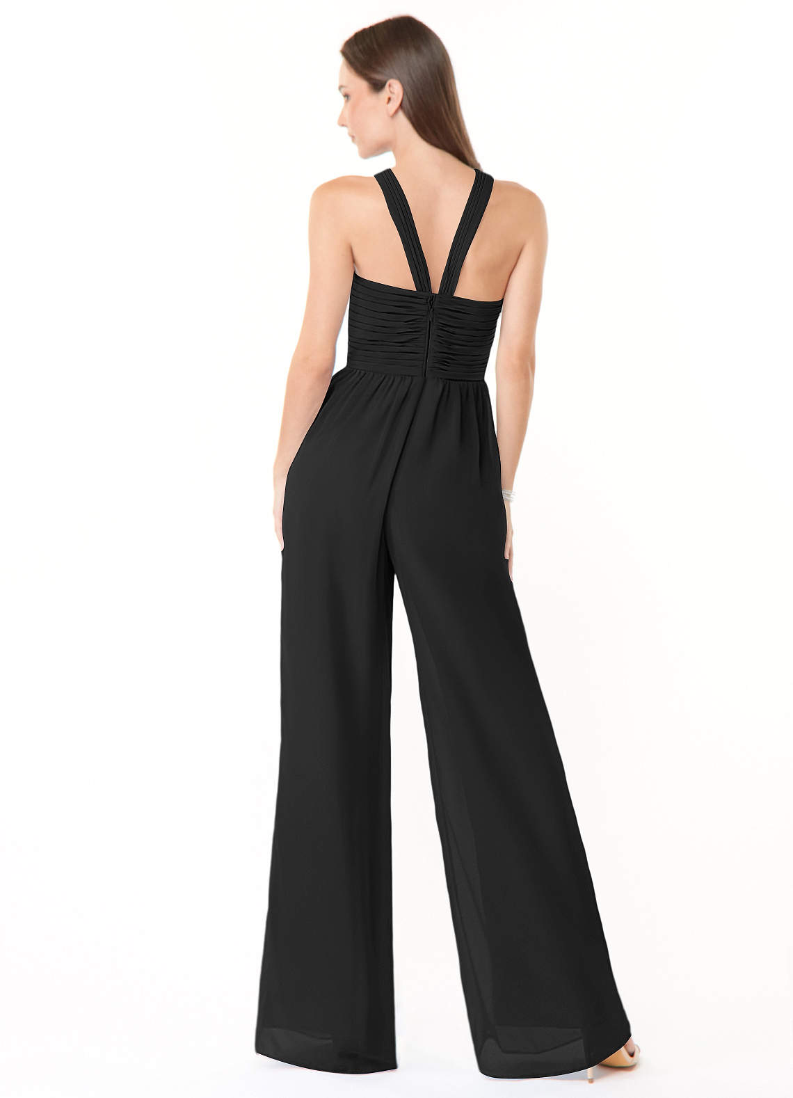 Black Azazie Berdie Jumpsuit Bridesmaid Dresses | Azazie