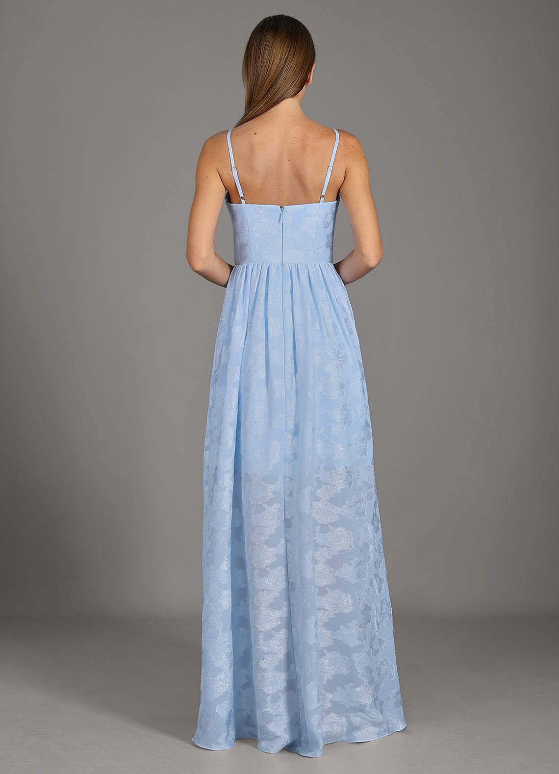 Amellia Powder Blue Maxi Dress | Azazie