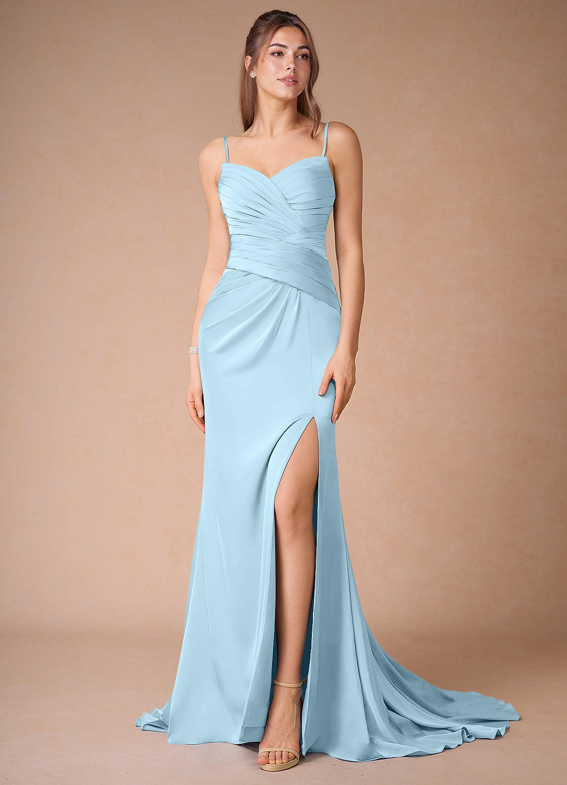 Ysella Sky Blue Gown | Azazie CA