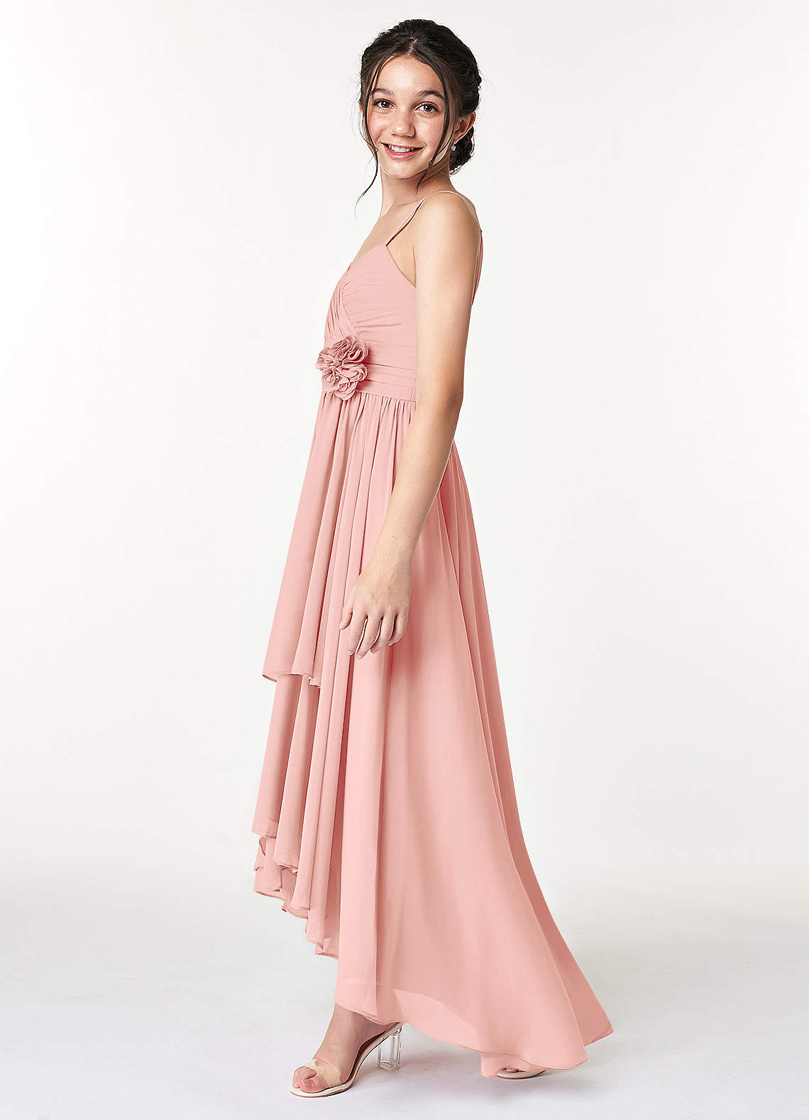 Rosette Azazie Catalina JBD Junior Bridesmaid Dresses | Azazie