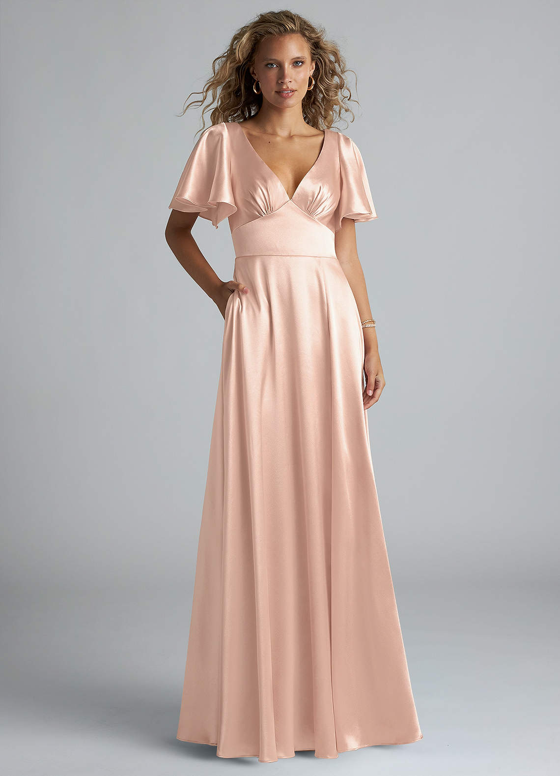 Azazie Kimber English Rose Bridesmaid Dresses | Azazie