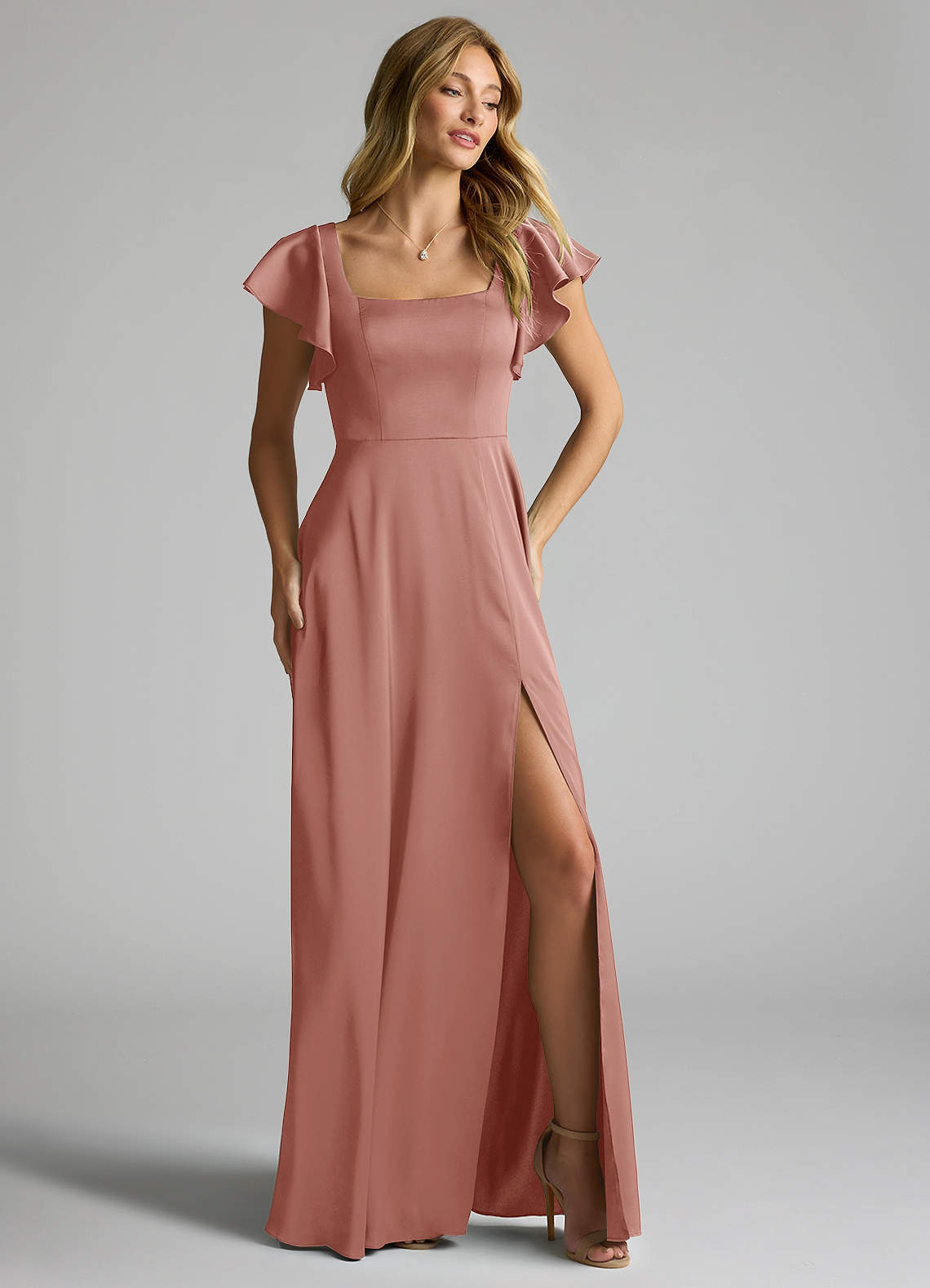 Azazie Bondi Dusty Rose Bridesmaid Dresses | Azazie