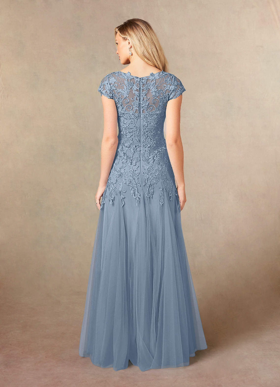 Dusty Blue Azazie Replenna Mother Of The Bride Dress Ready To Ship