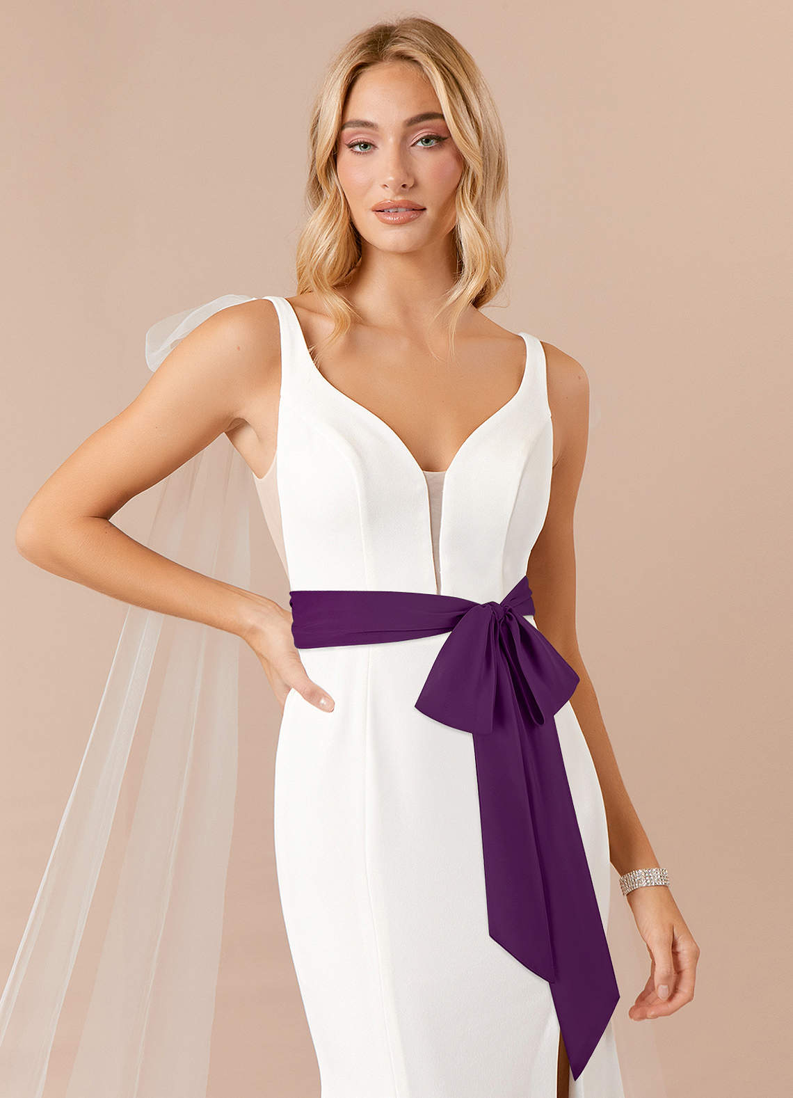 Azazie Chiffon Sash | Azazie