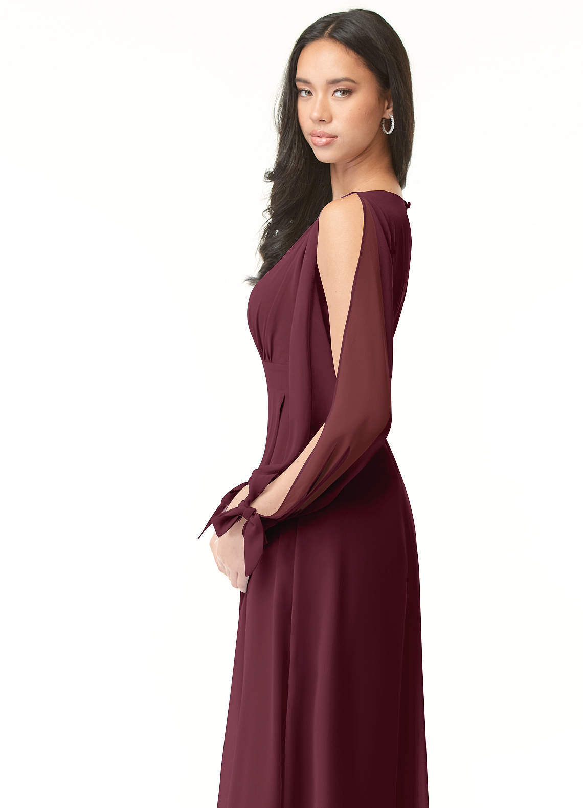 Azazie Matilda Cabernet Bridesmaid Dresses | Azazie